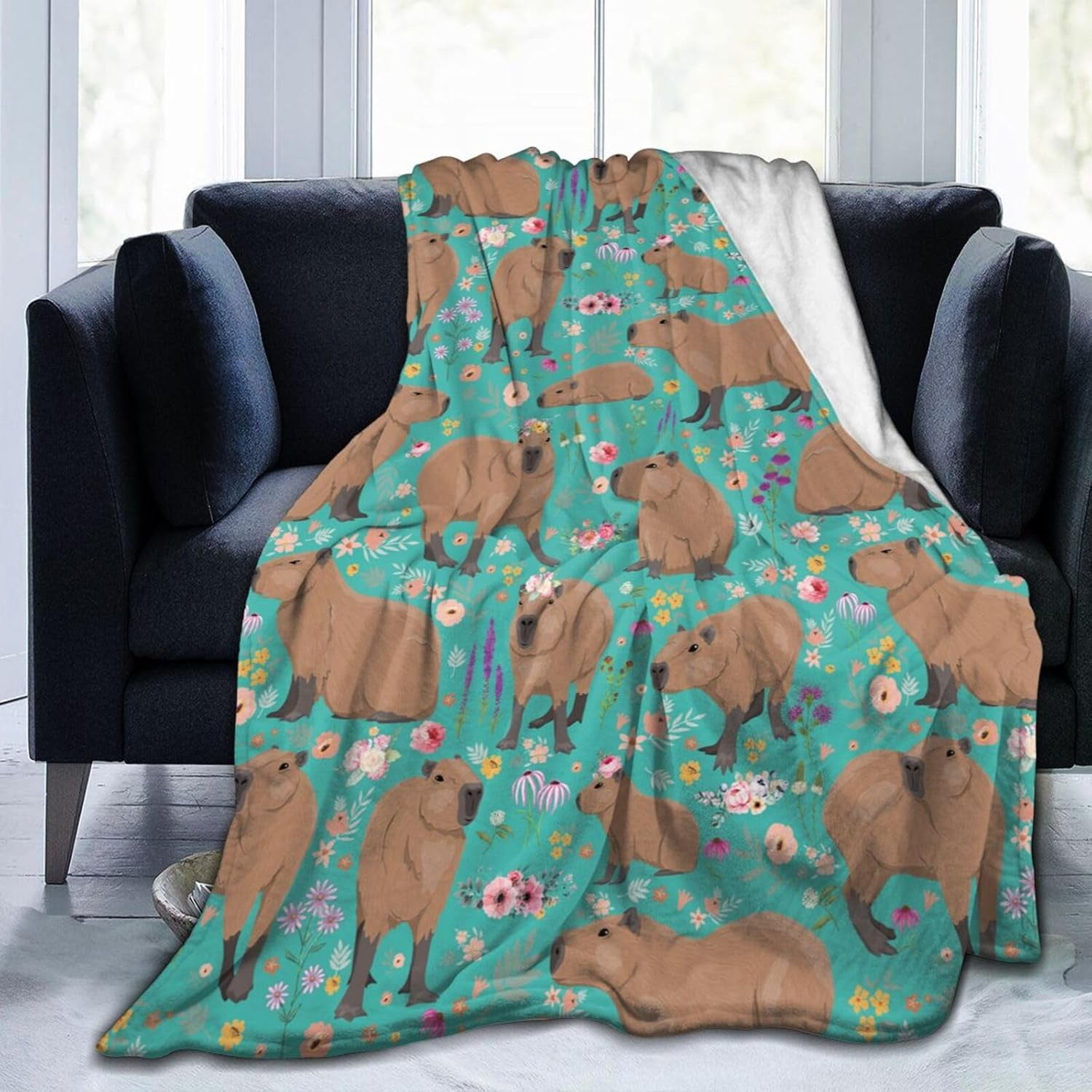 Capybara Blanket Capybara Gifts Capybara Stuff for Capybara Lovers ...