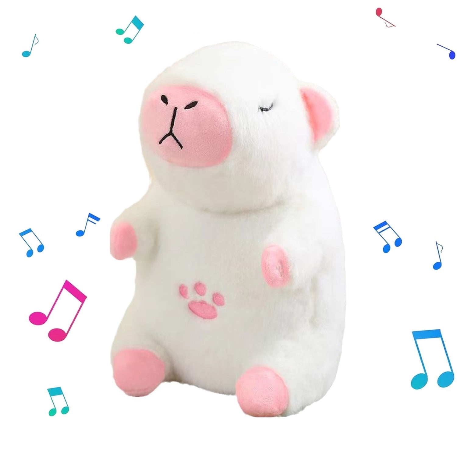 Capybara Breathing Stuffed Animal, Anxiety Relief Capybara Sleeping ...