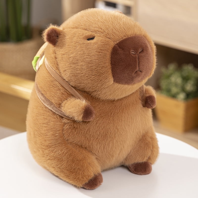 Capybara Capybara Plush Toy Cute Hamburger Backpack Capybara Doll ...