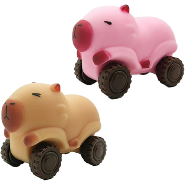 Capybara Car, Capybara Pulls Car Toy, Capybara Stretch Car Soft ...