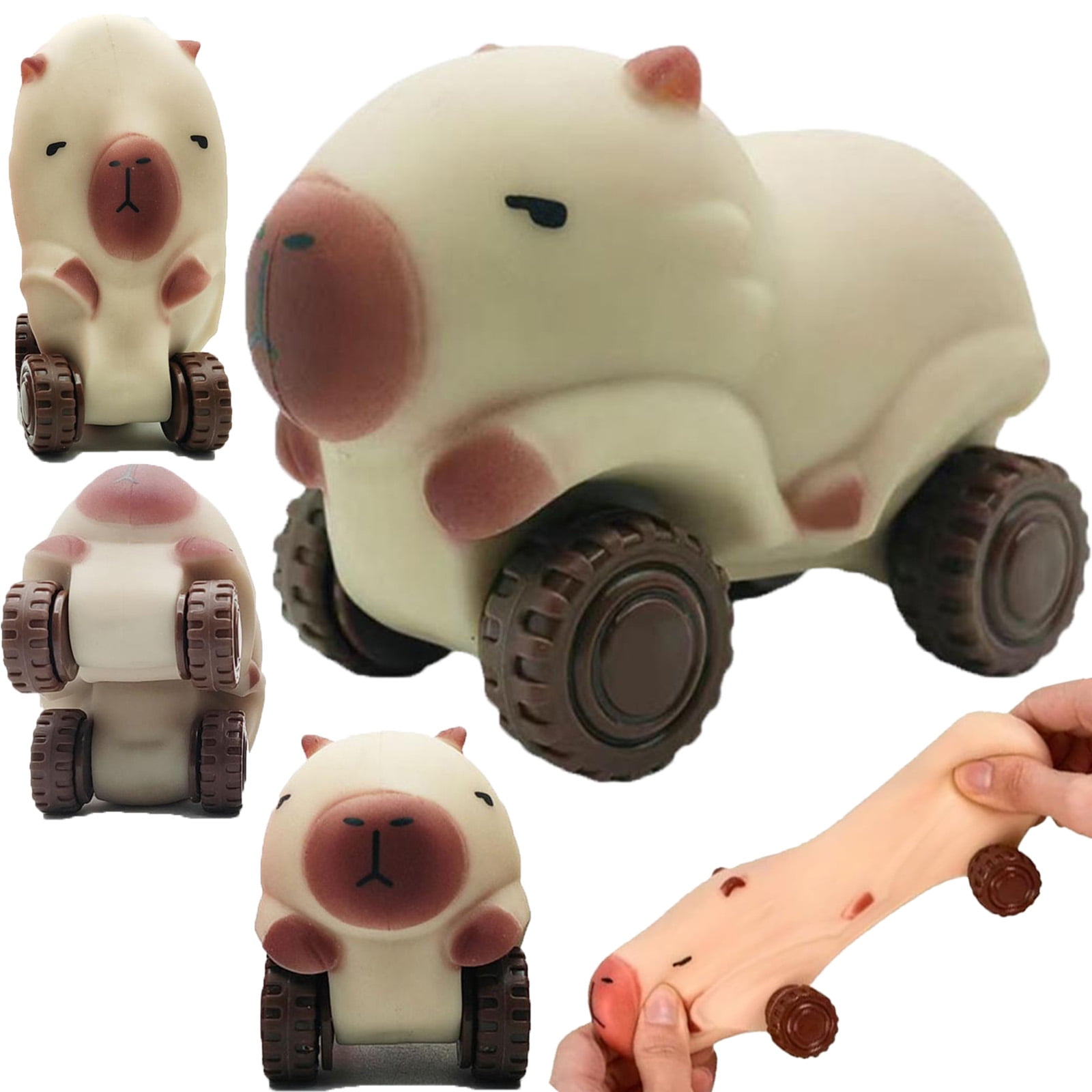 Capybara Car,Capybara Toy,Capybara Pulls Car Toy,Squishy Capybara ...