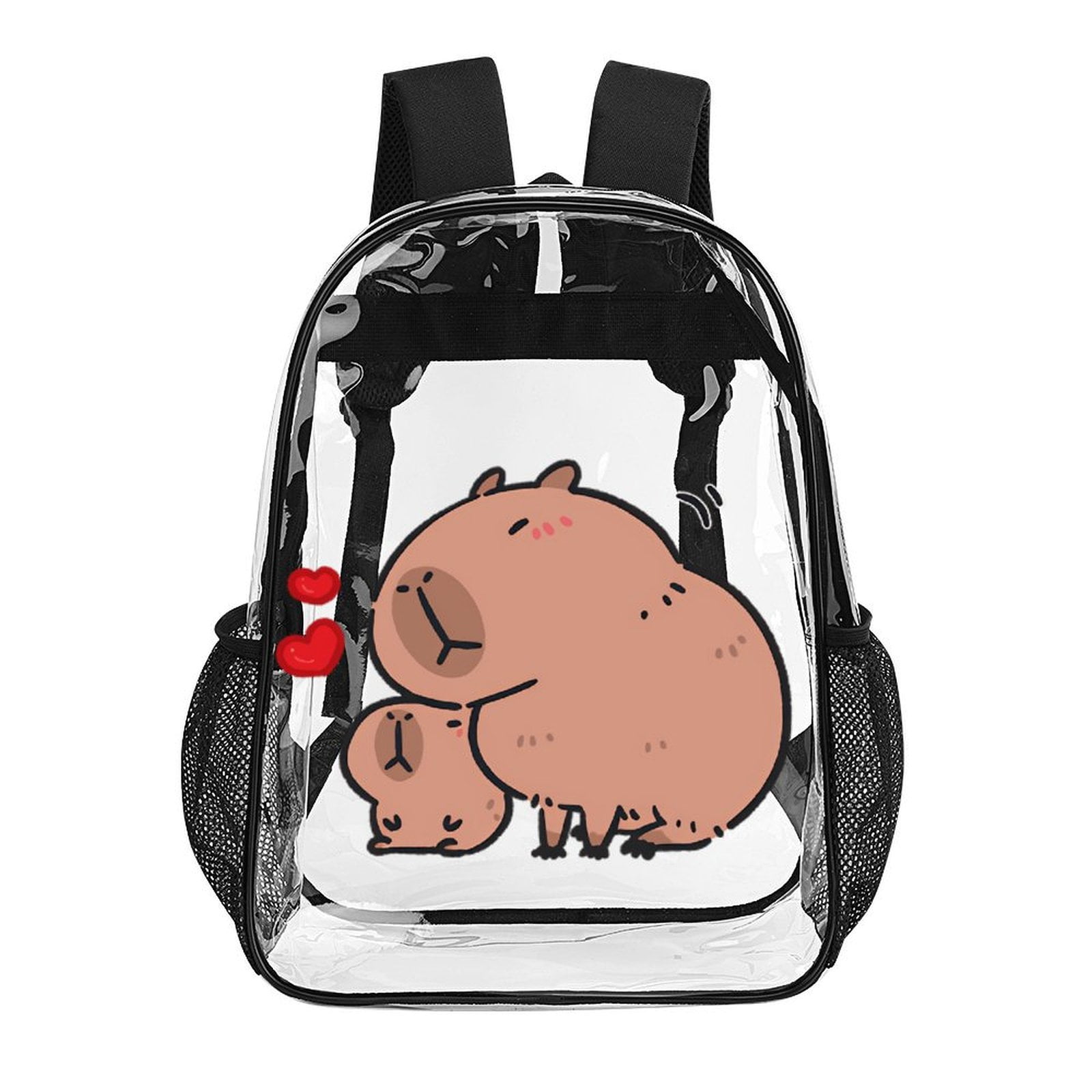 Capybara Clear Backpack Anime Gift Capybara Merch - Walmart.com