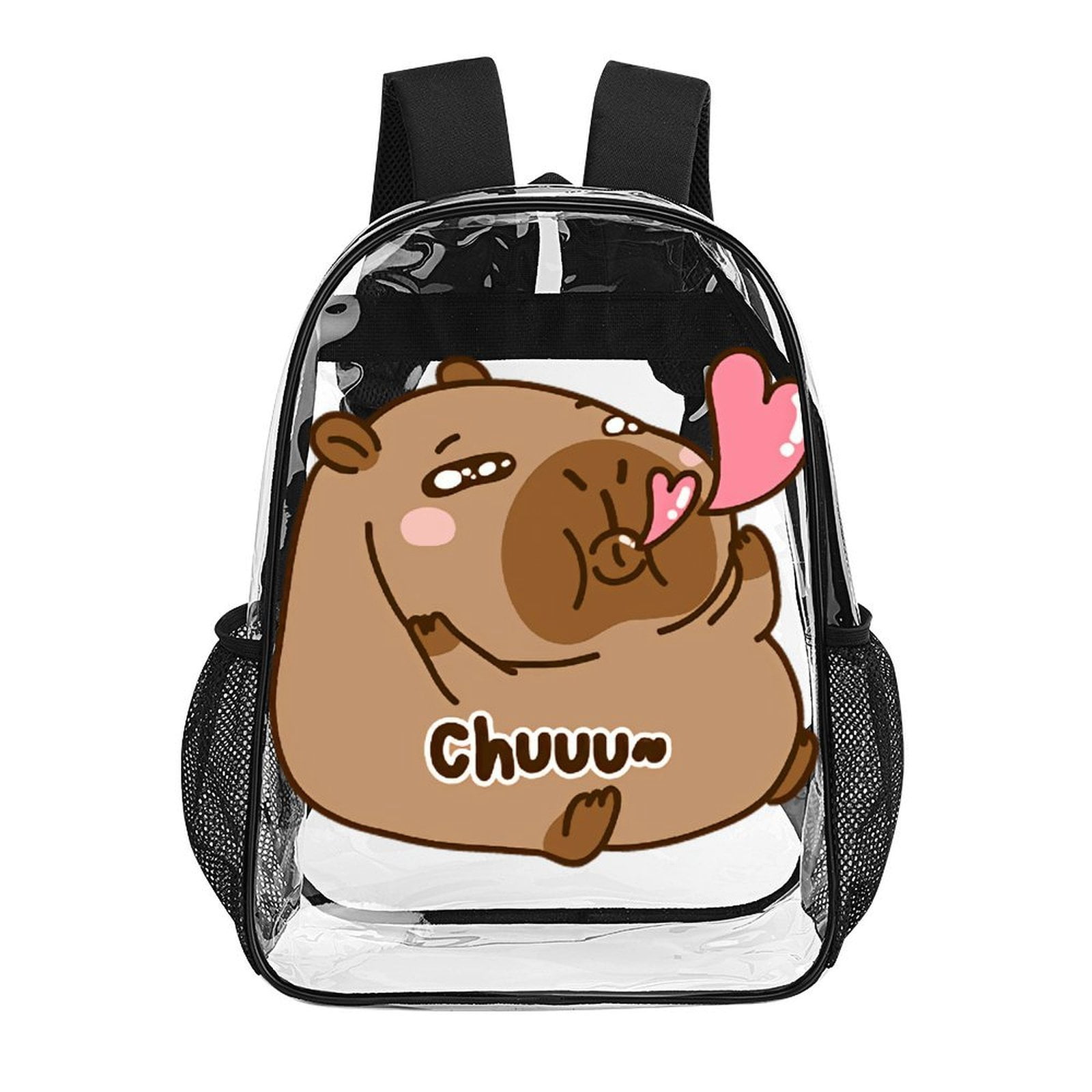 Capybara Clear Backpack Anime Gift Capybara Merch - Walmart.com