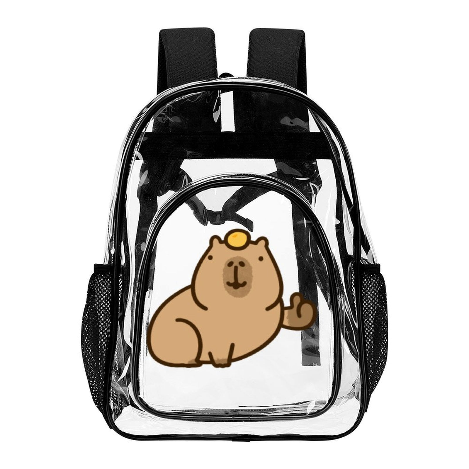 Capybara Clear Backpack Anime Gift Capybara Merch - Walmart.com