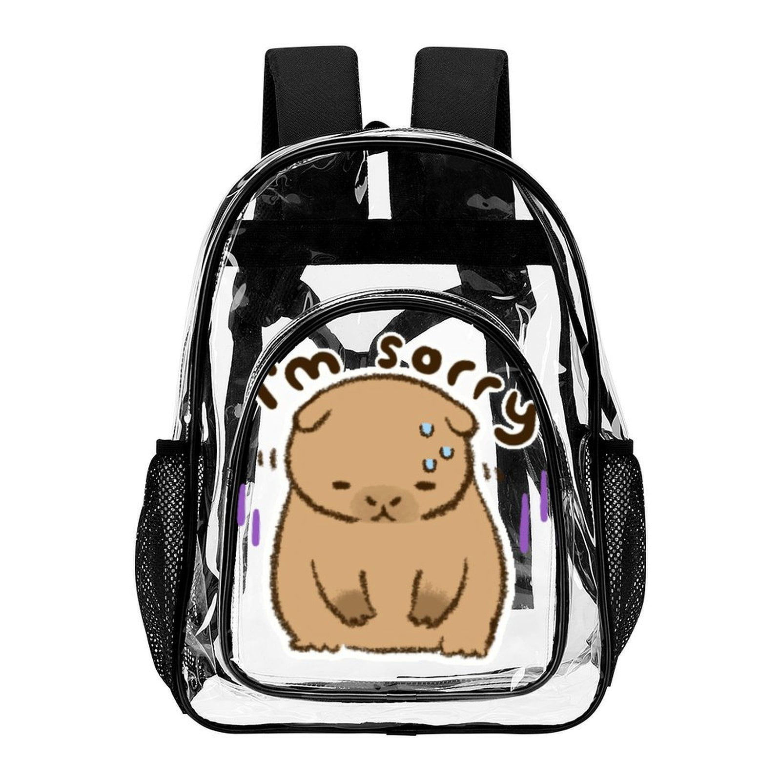 Capybara Clear Backpack Anime Gift Capybara Merch - Walmart.com