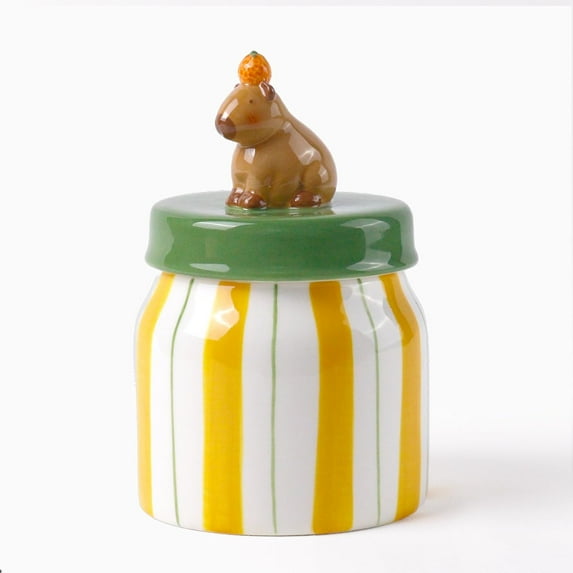 Capybara Cookie Jars for Kitchen Counter Decorative,Unique Ceramic Food ...