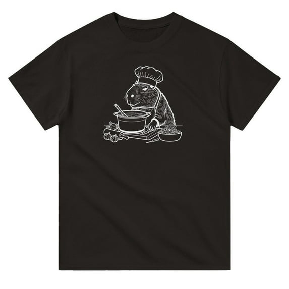 Capybara Cooking T-Shirt, Unisex Animal Lover Tee, Cute Capybara ...