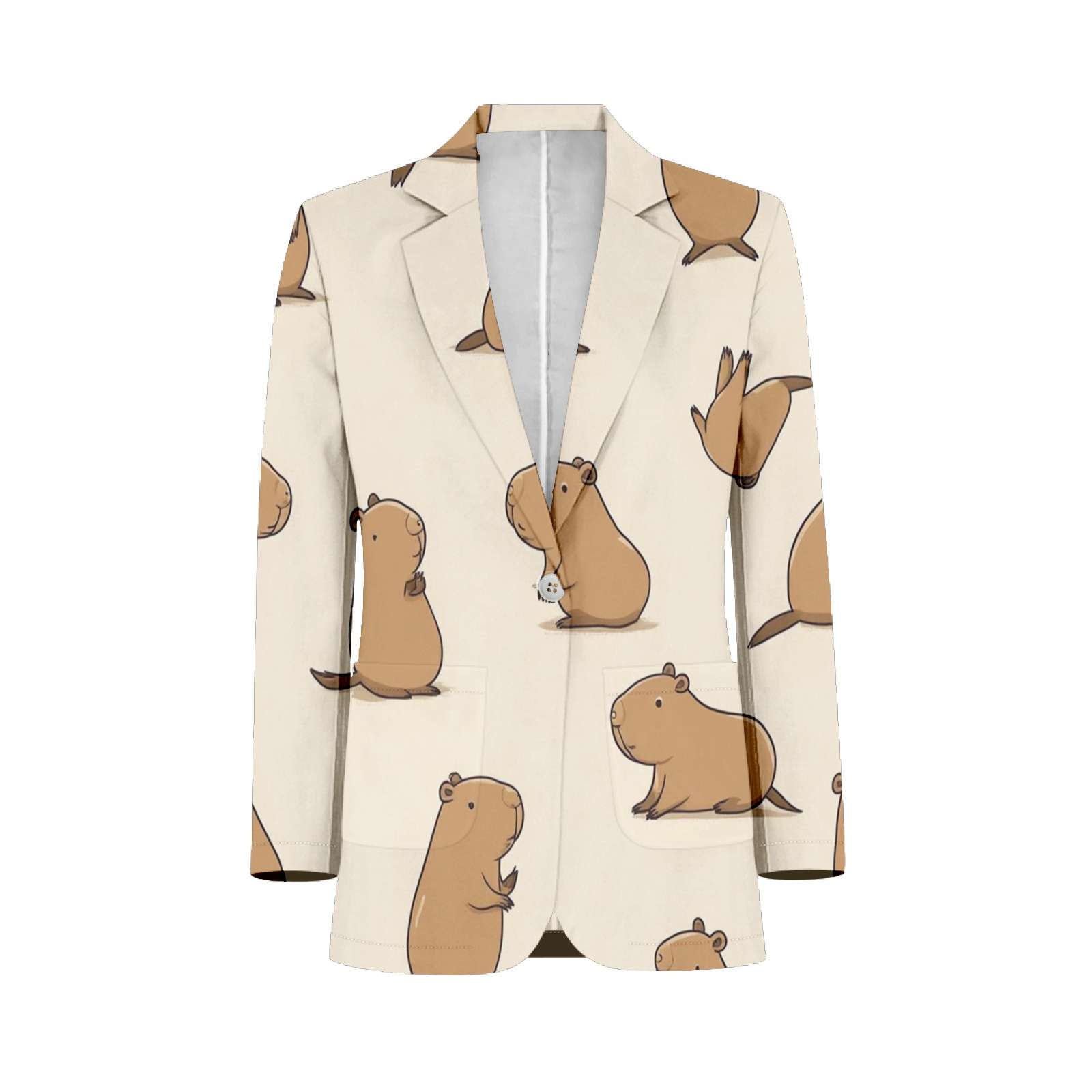 Capybara Customized Men's Suits full man Shawl Collar Gentleman Suits ...