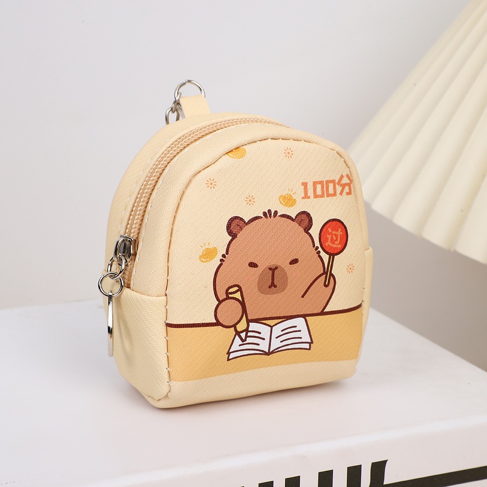 Capybara DIY Change Bag Kapibara Mini Change Bag Portable Earphone Bag ...