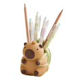 Capybara Desk Organizer Resin Pencil Holder Cute Animal Pen Storage ...