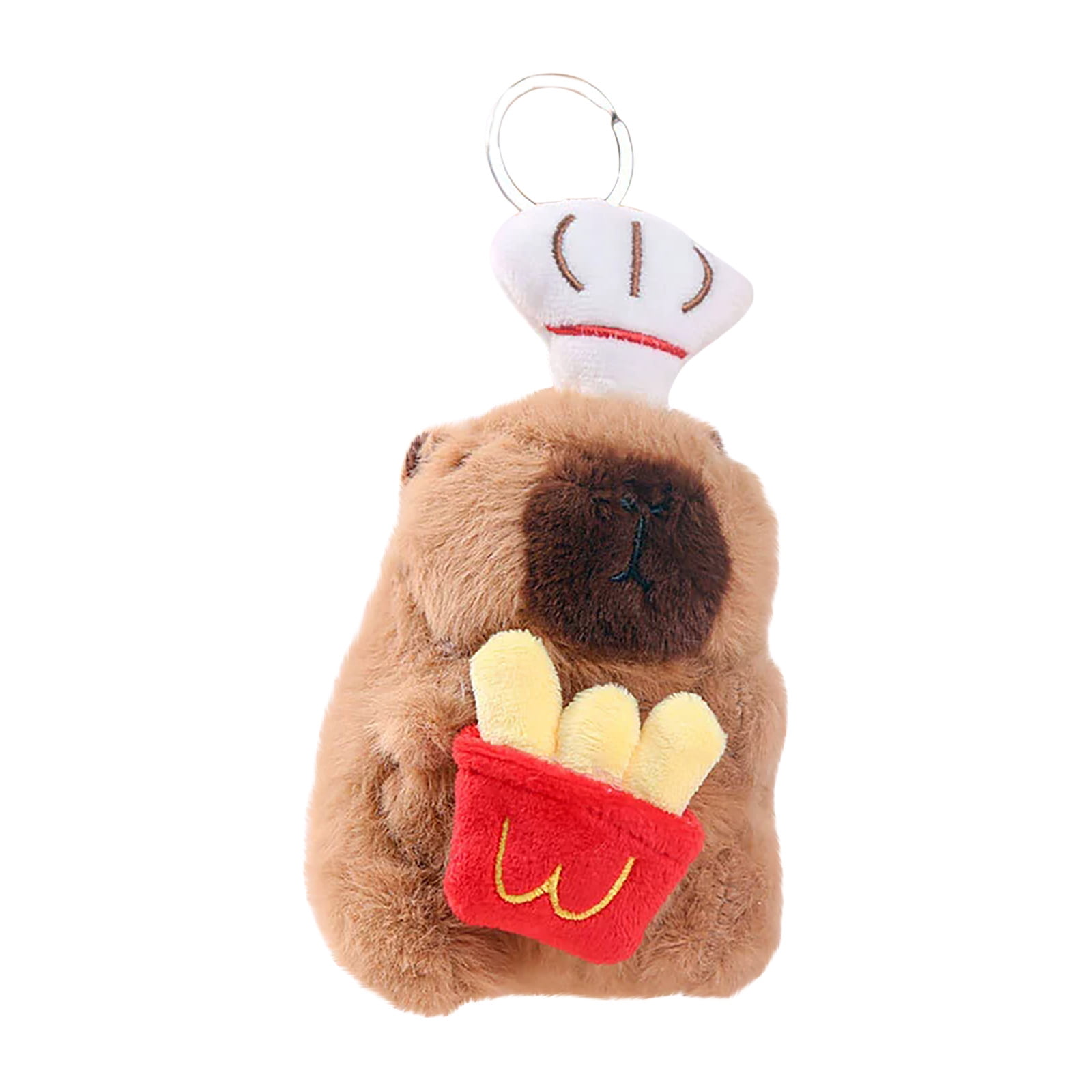 Capybara Doll Keychains Adorable Summer Beach Food Series Cartoon ...