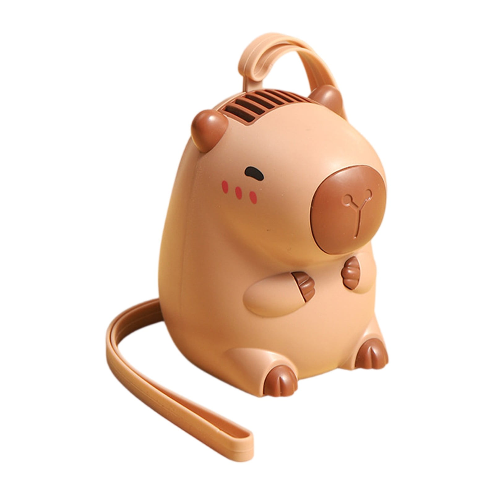 Capybara Door hangers Neck Hanging Fan USB Rechargeable, Handheld ...
