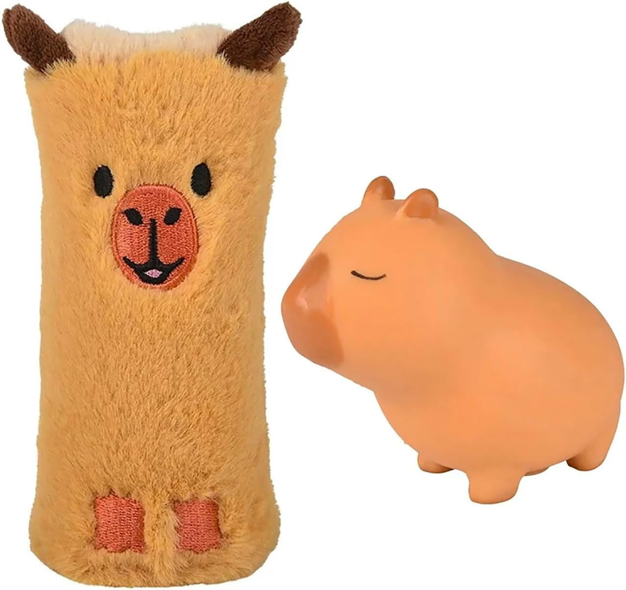 Capybara Fidget Set of 2 - Plush Water Wiggler Trick Snake - Doh Ball ...