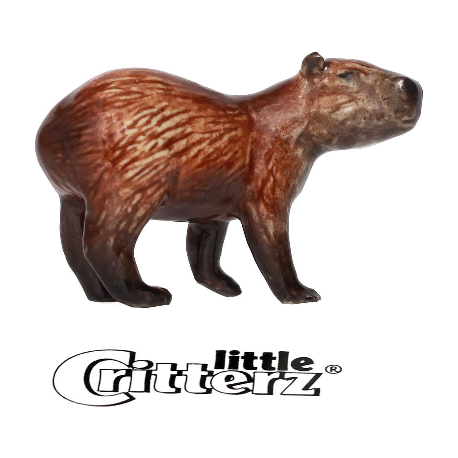 Capybara "Friend" - miniature porcelain figurine - Walmart.com