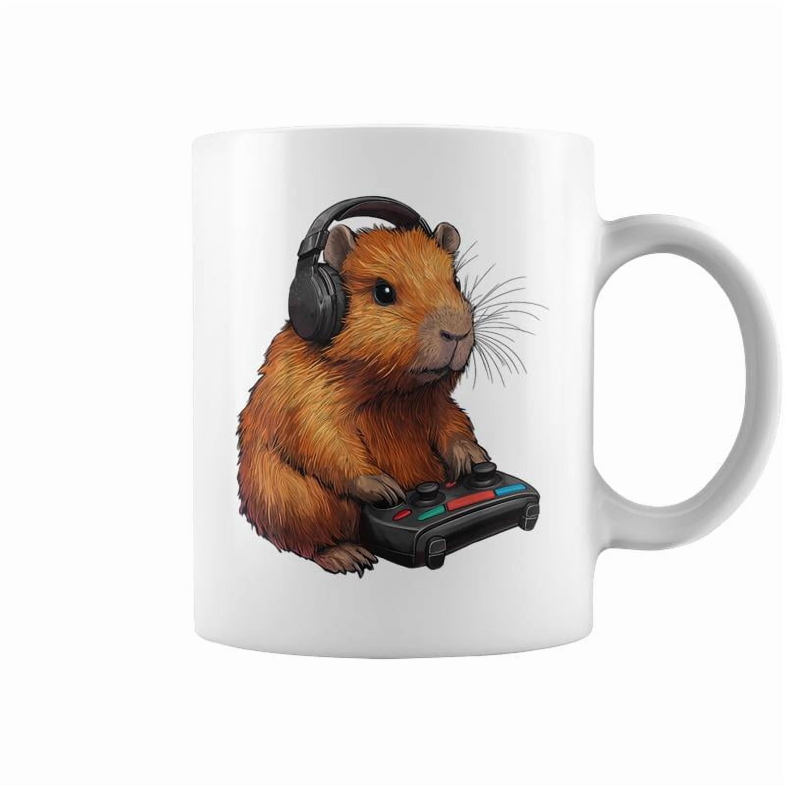 Capybara Gamer Gaming Game Graphic Coffee Mugs - Walmart.com
