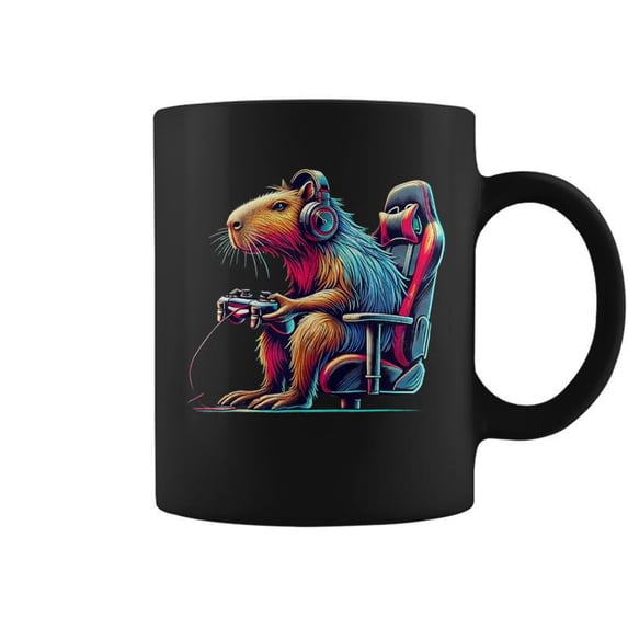 Capybara Gaming Retro Rodent Capybara Video Games Coffee Mugs - Walmart.com