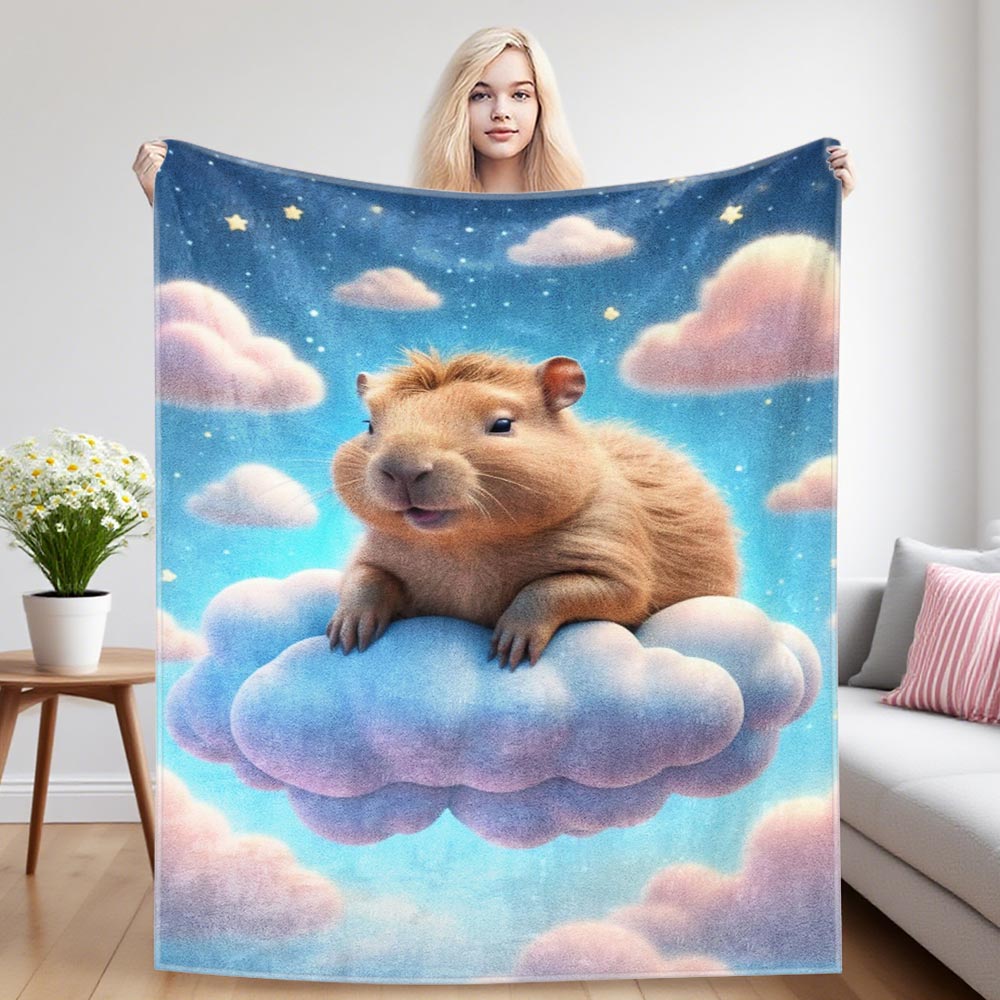 Capybara Gifts Blanket For Teen Girls Men Boys Women Him Christmas Day ...