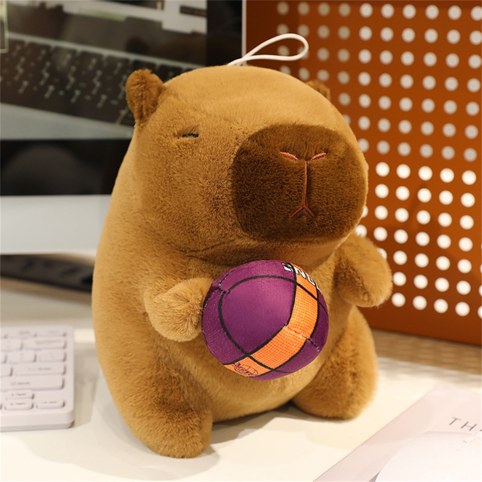 Capybara Gifts Capybara Stuffed Animals Capybara Plush Toy - Basketball ...