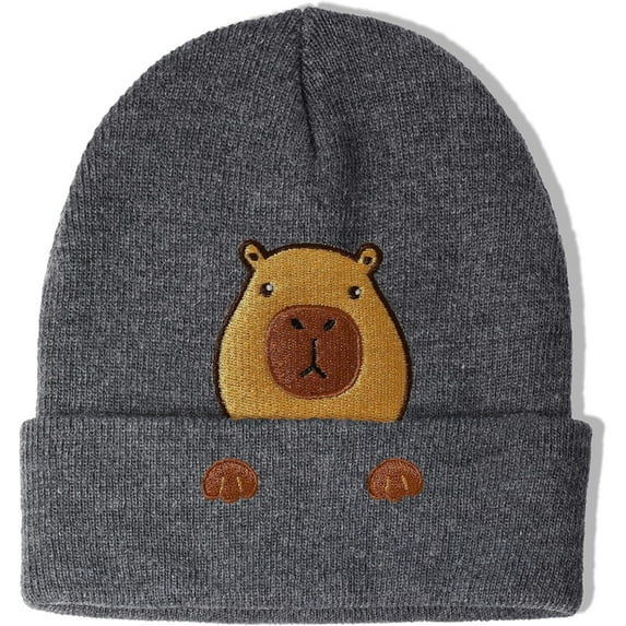 Capybara Hat Beanie Gifts for Women Men Funny Capybara Lover Christmas ...