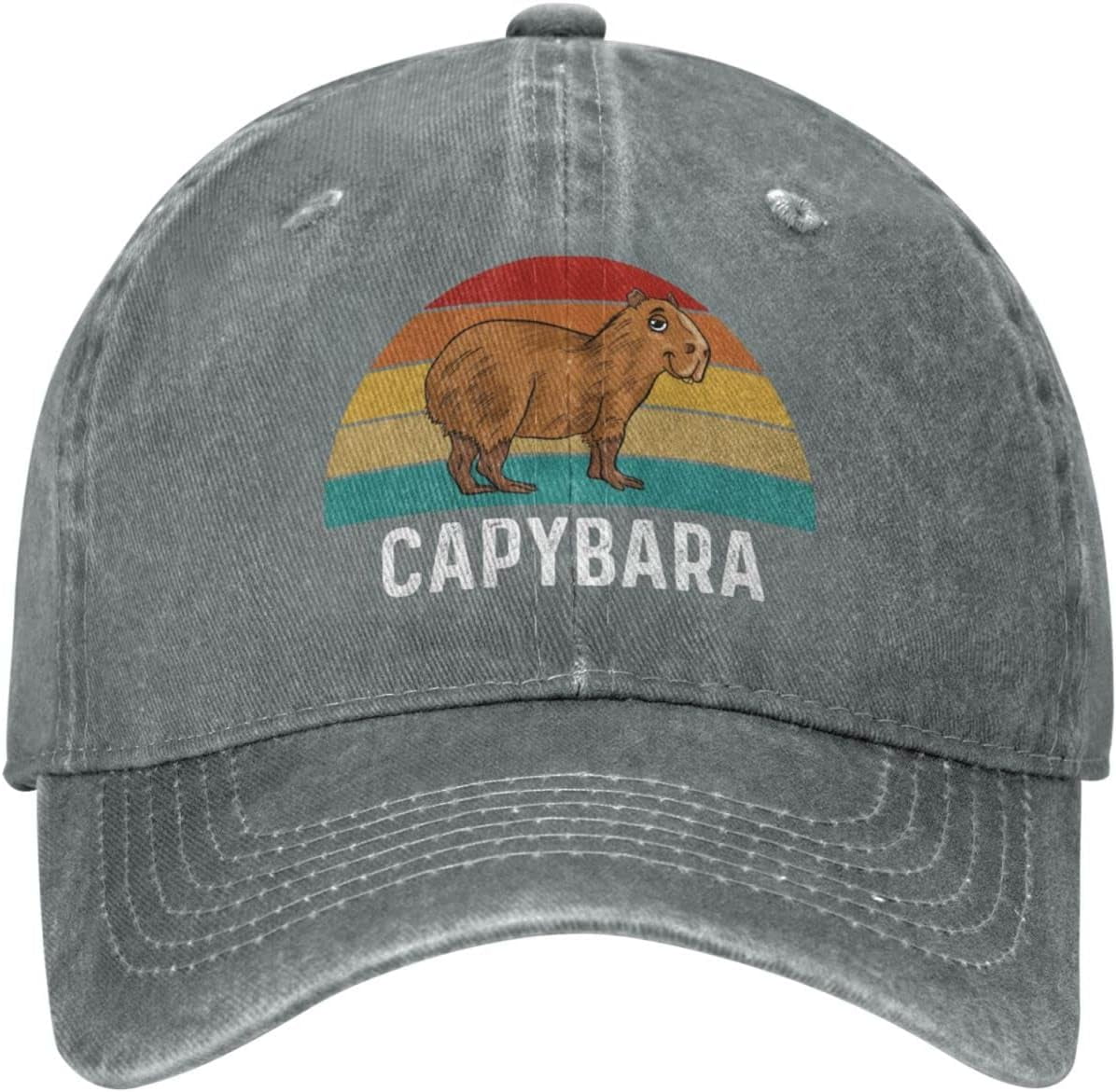 Capybara Hat for Men Baseball Caps Funny Hats - Walmart.com