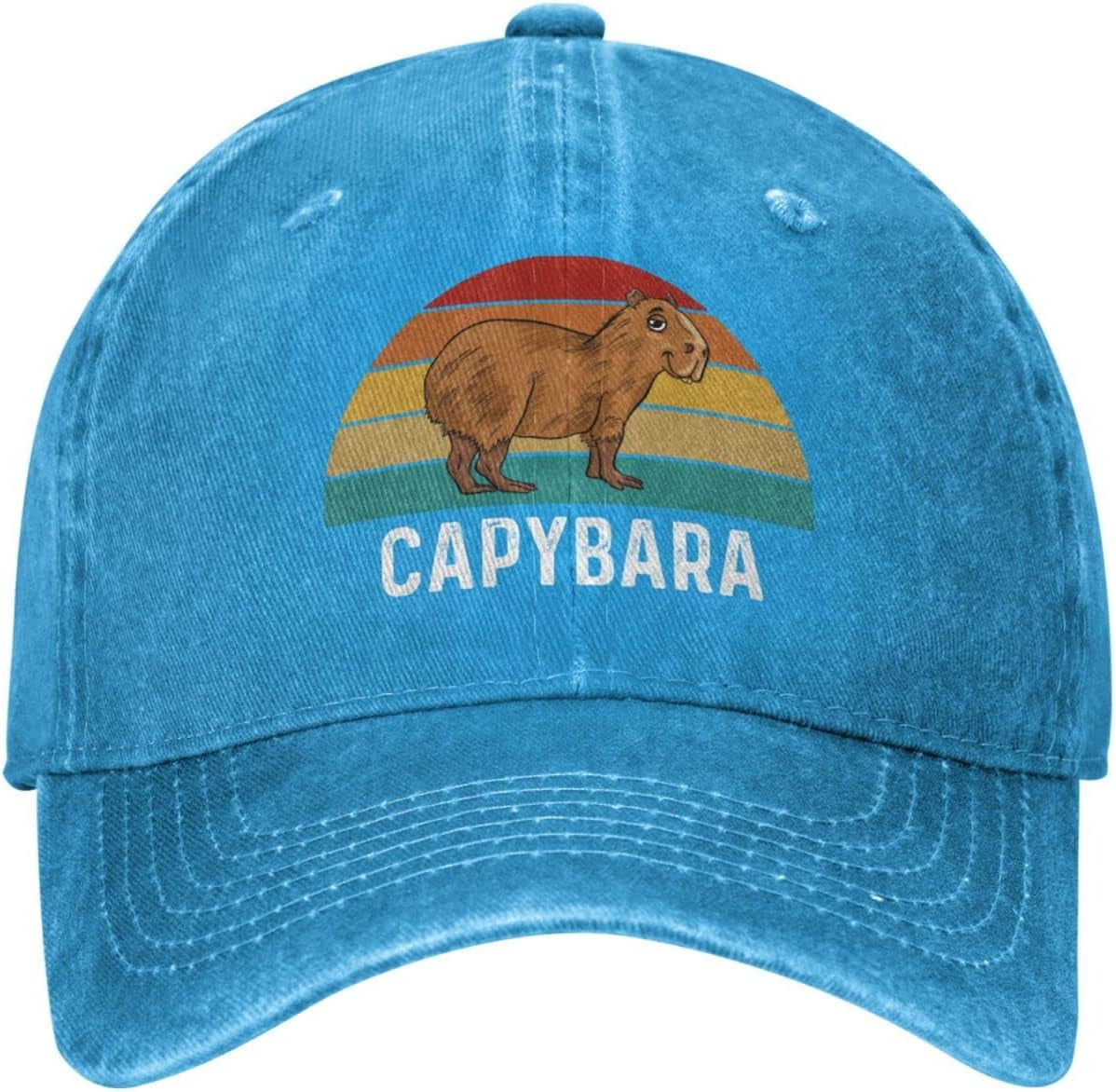 Capybara Hat for Men Baseball Caps Funny Hats - Walmart.com