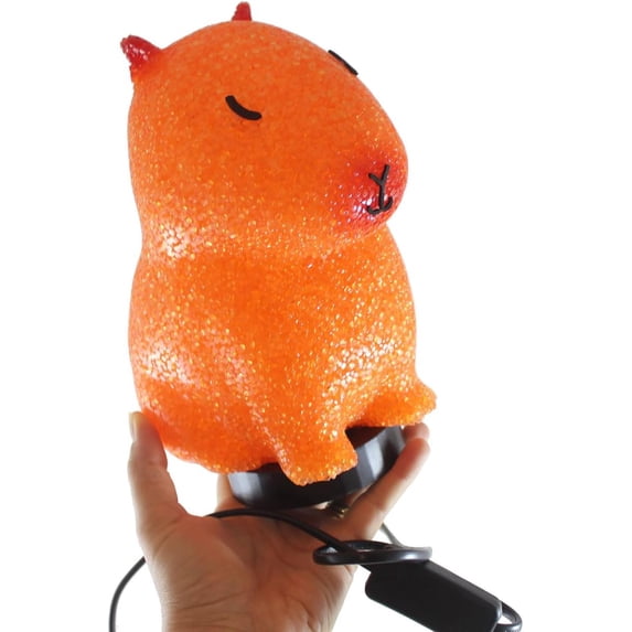 Capybara Lamp - Plug in Sparkle Light for Rooms - Cute Animal Shaped ...