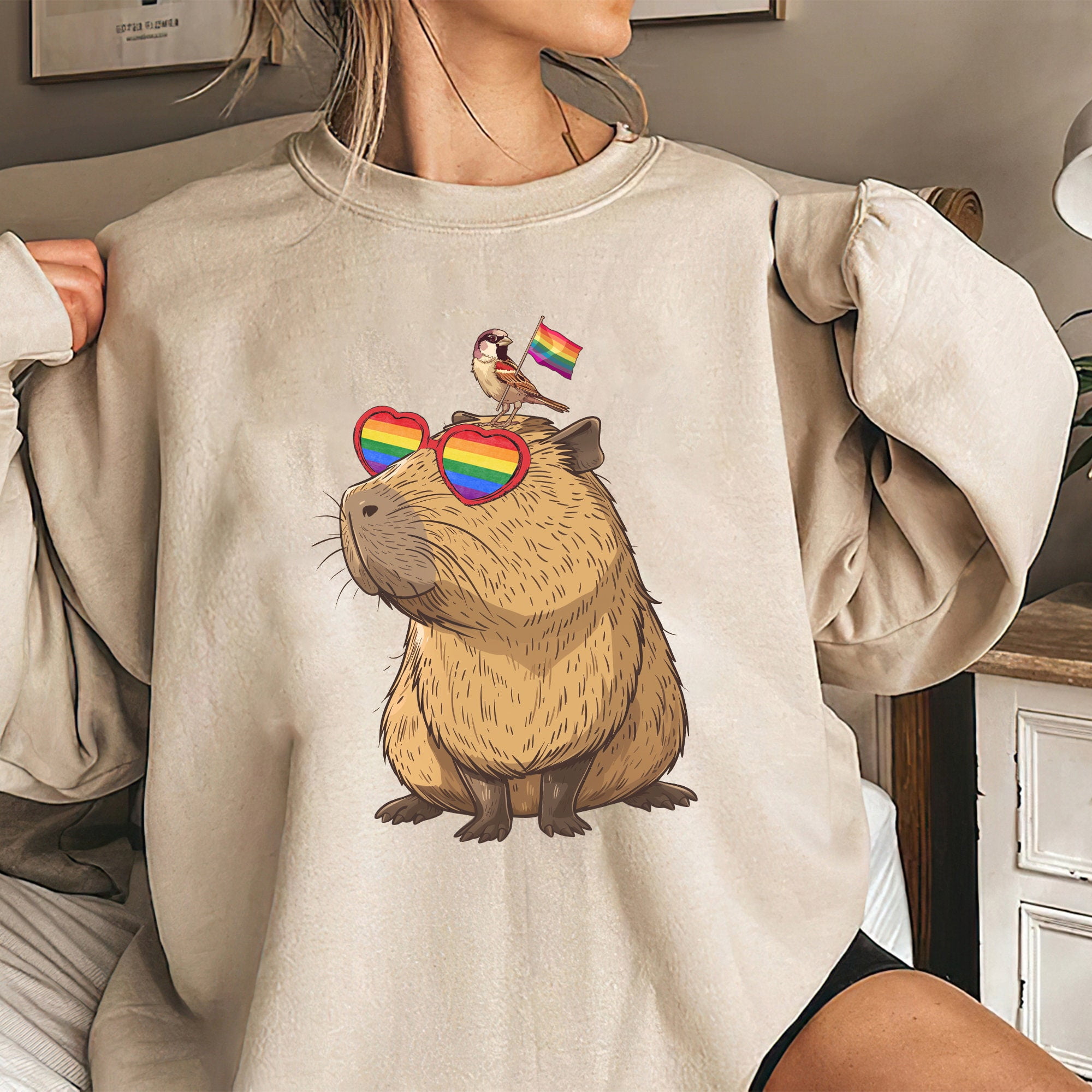 Capybara Lgbt Shirt, Cute Capybara Shirt, Pride Month Shirt, Capybara ...