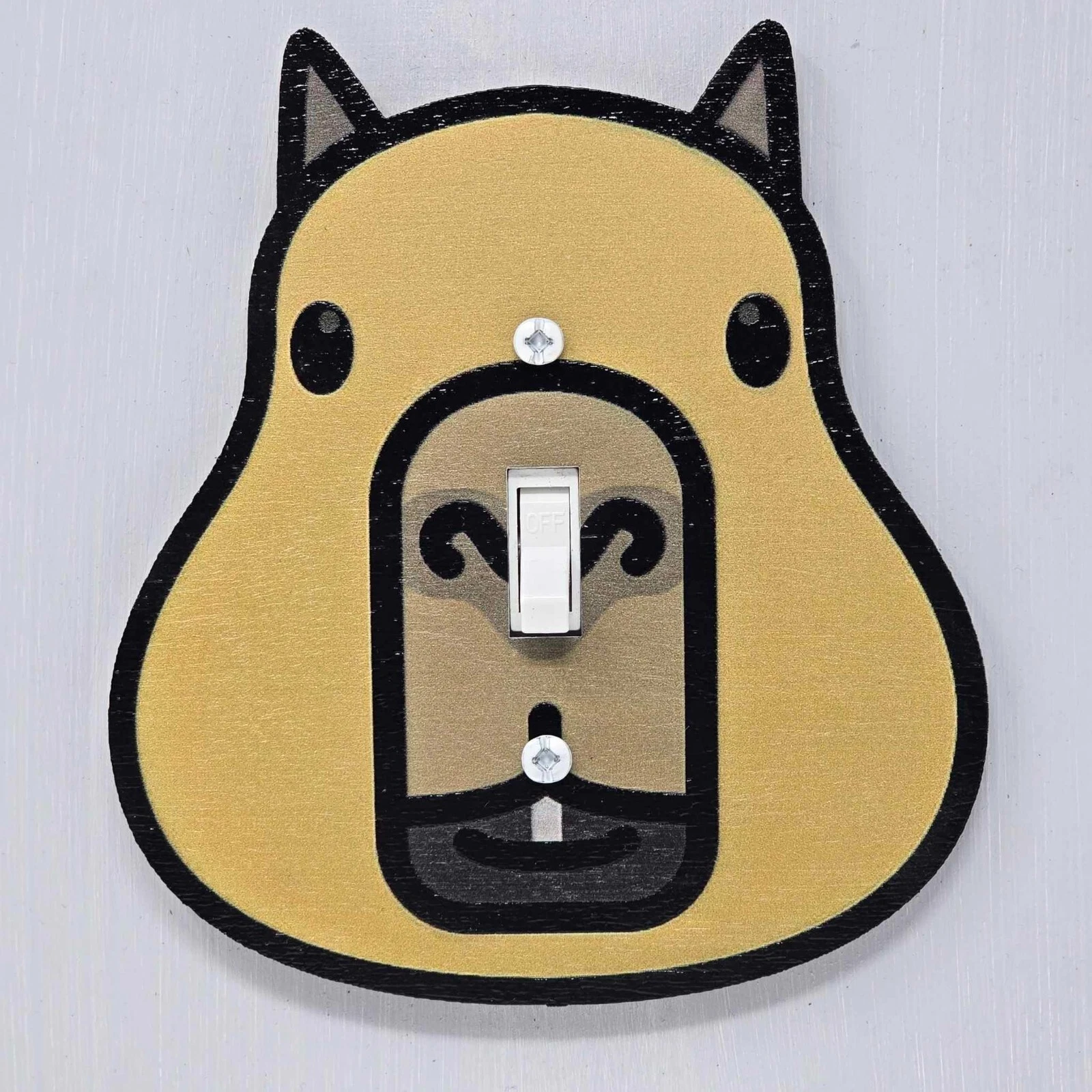 Capybara Light Switch Cover Cute Adorable Rodent Animal Face Kawaii ...