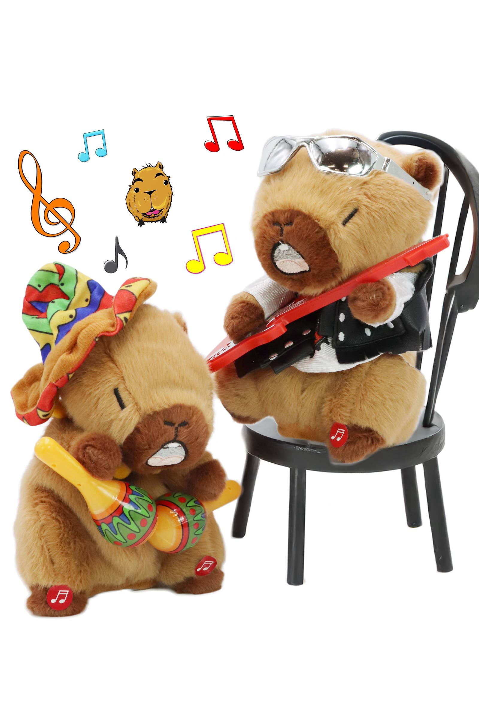 Capybara Mariachi Sound Mimicking Dancing Toy (1 PIECE) - Walmart.com
