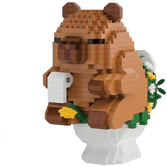 Capybara Mini Micro Building Block Set, Small Cute Gift for Birthday ...