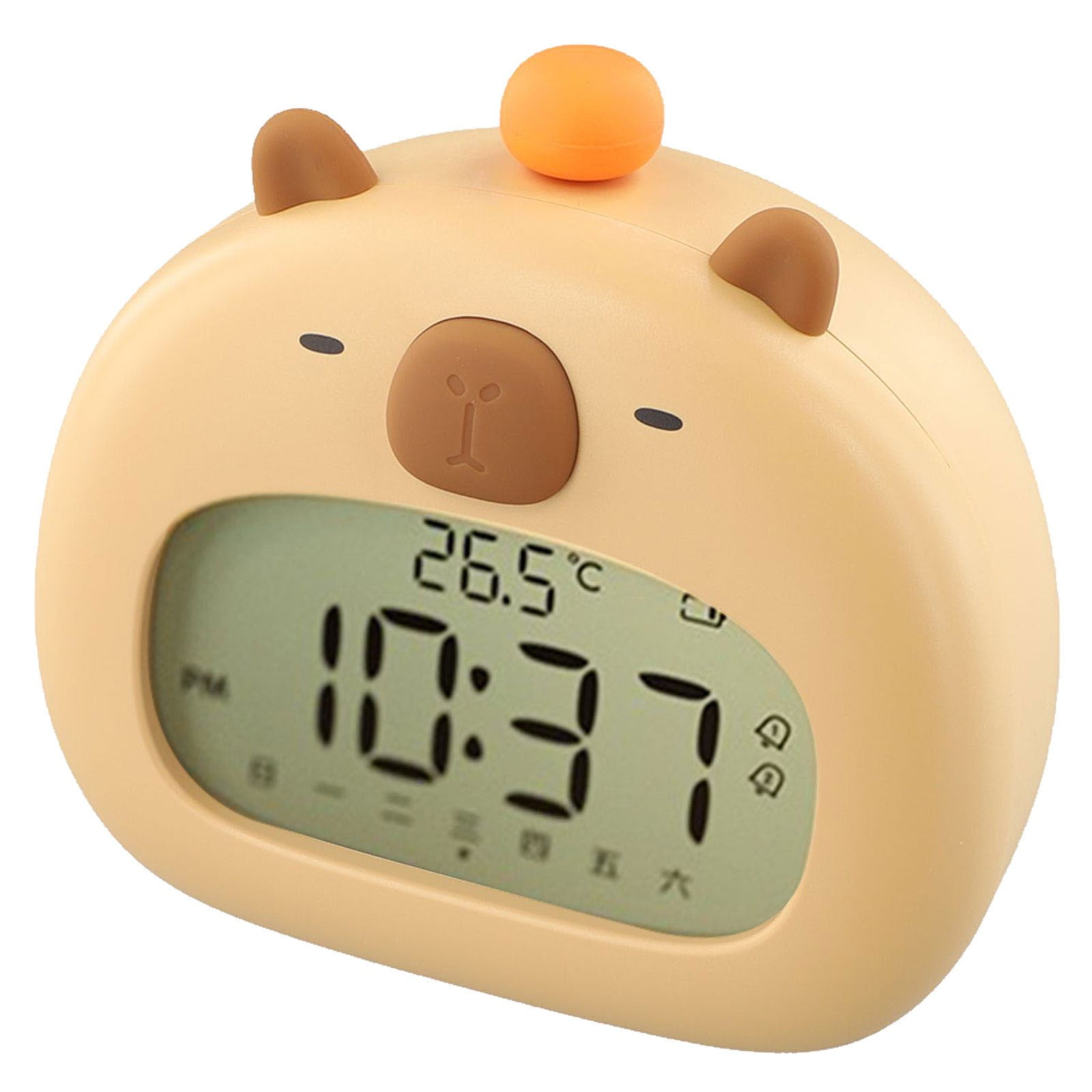 Capybara Night Light Cute Capybara Alarm Clock Timer Desktop Decoration ...