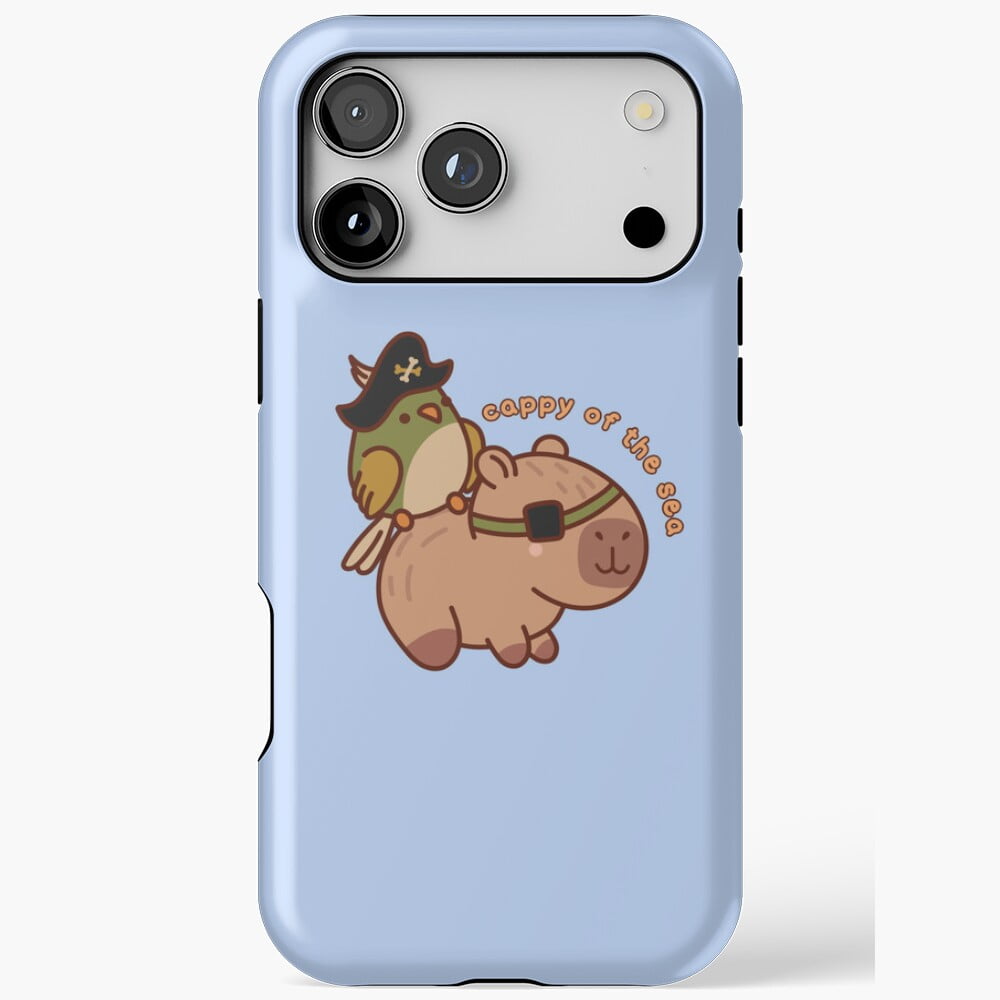 Capybara Of The Sea Funny Aquatic Rodent Pirate Case for iPhone 11 to ...