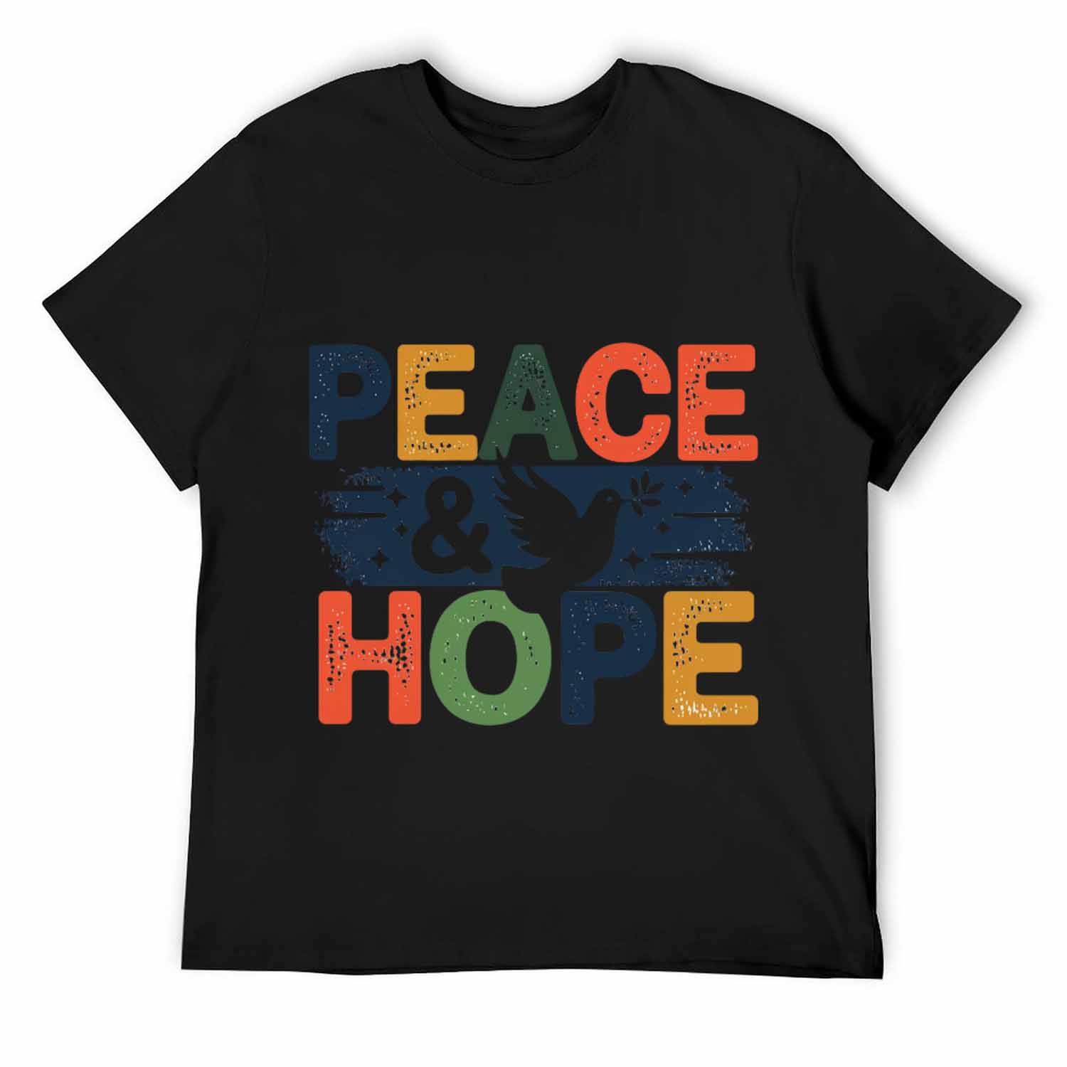 Capybara Peace & Hopet shirt design bull dog Funny Retro Cute Capybara ...