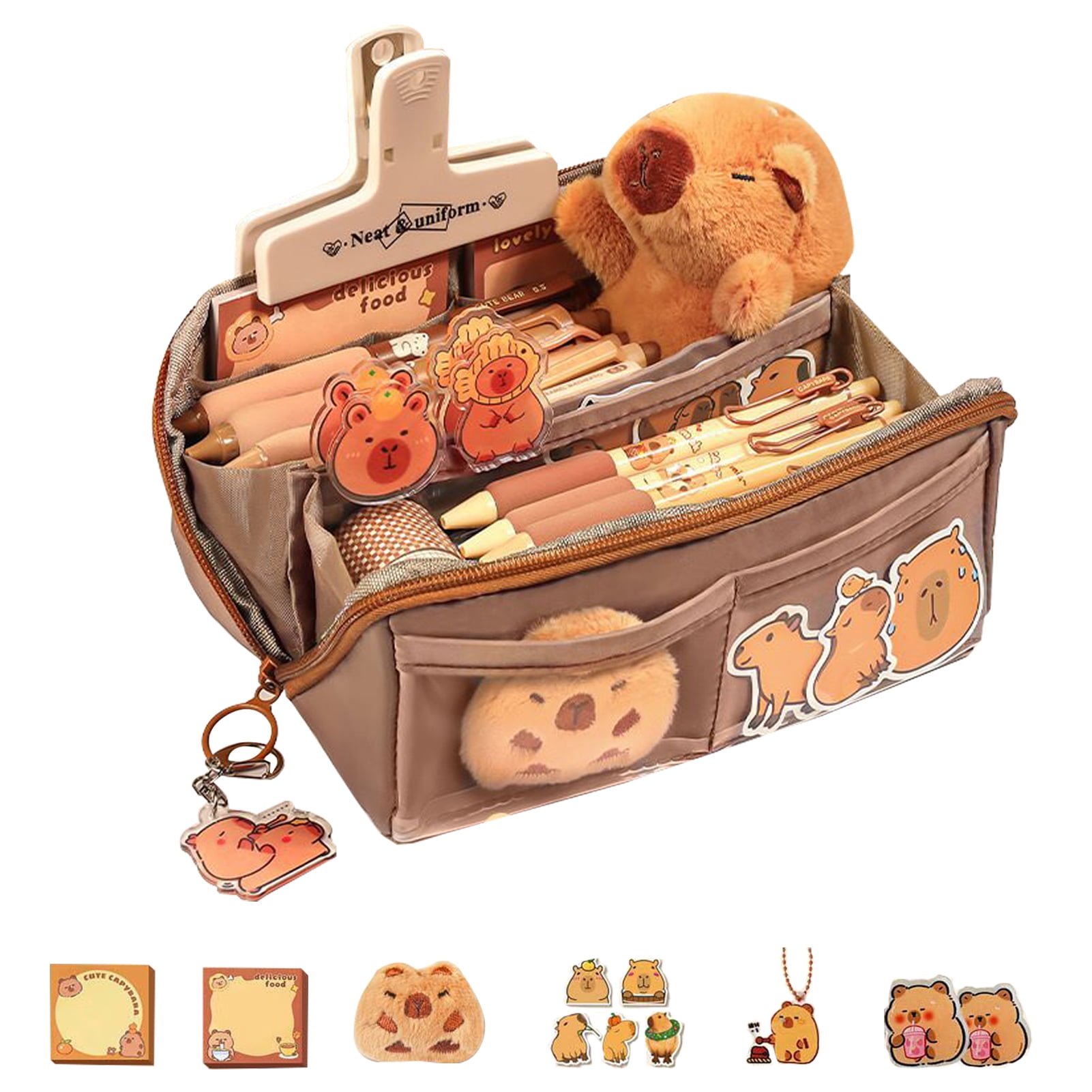 Capybara Pencil Pouch,Capybara Case Pencil Pen Holder Bag,Waterproof ...