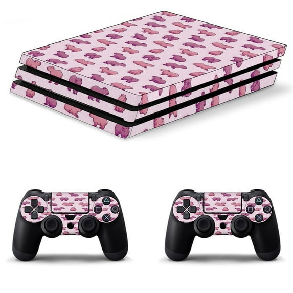 Capybara Pink PS4/PS4 Pro/PS4 Slim Skin Sticker For Console And ...