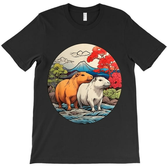 Capybara Playing a Ukulele Funny Music and Animal Lover Graphic Themed ...
