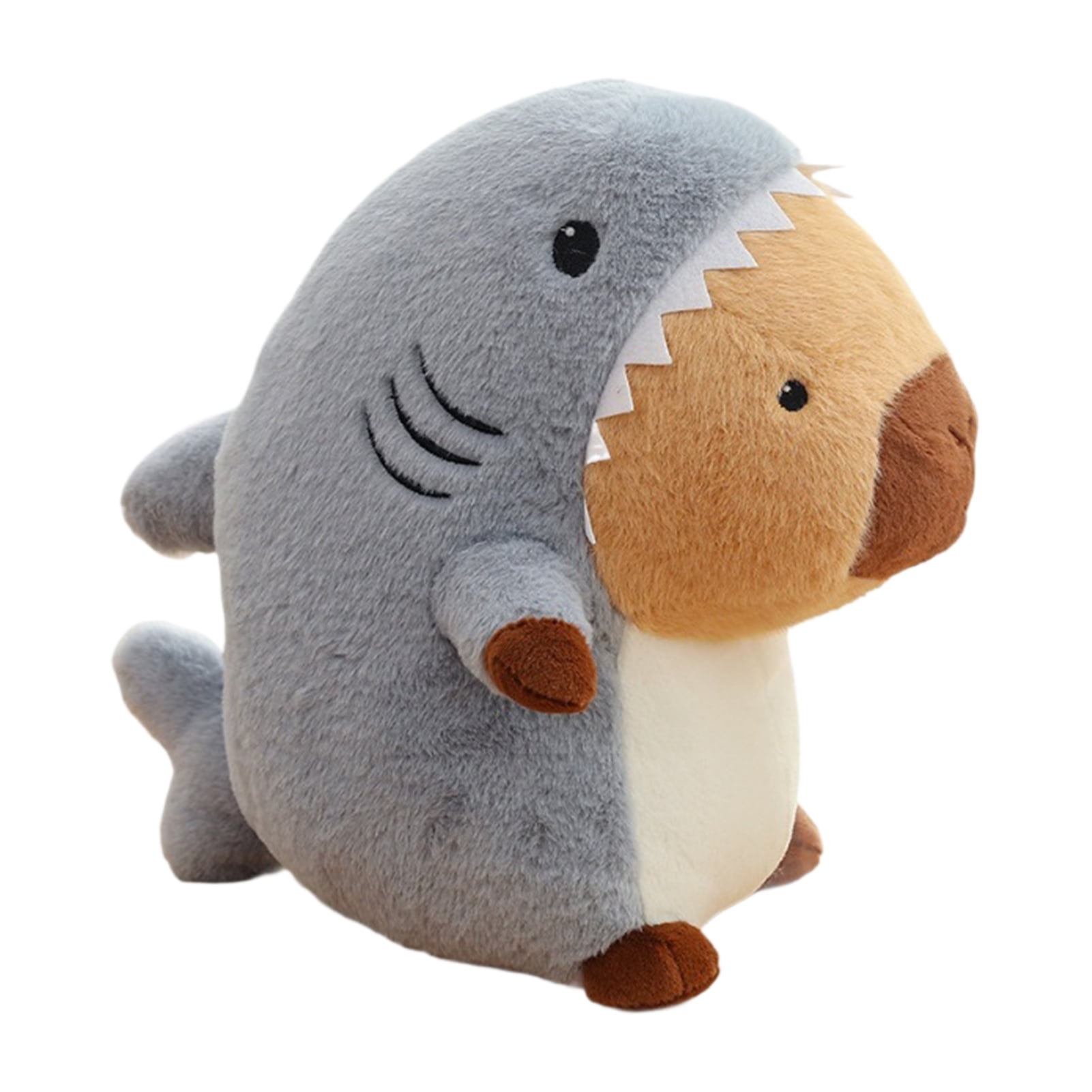 Capybara Plush,13 7in Reversible Plush Shark Capybara,Stuffed Cushion ...