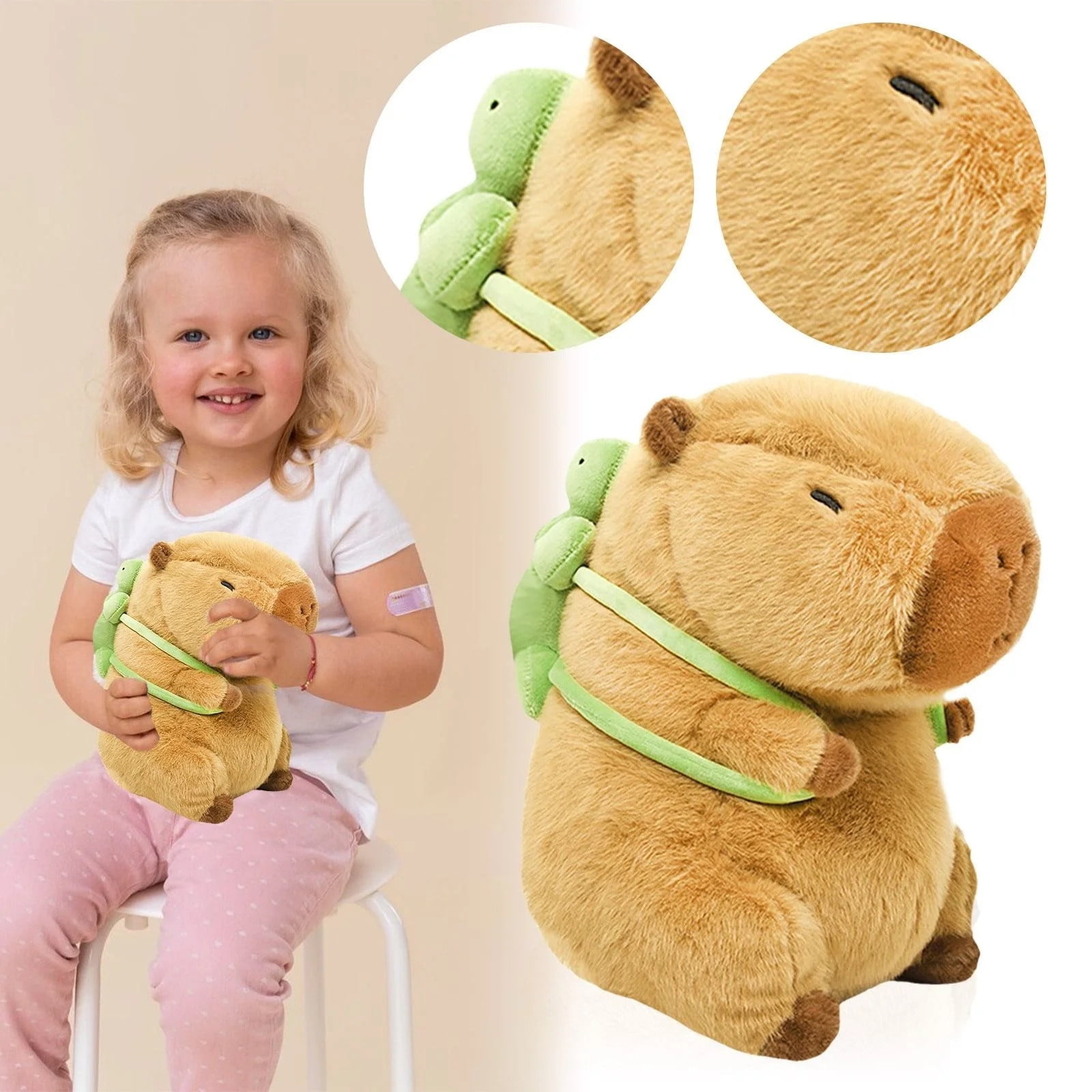Capybara Plush Capybara Stuff Cute Capybara Plush Soft Kawaii Capybara ...