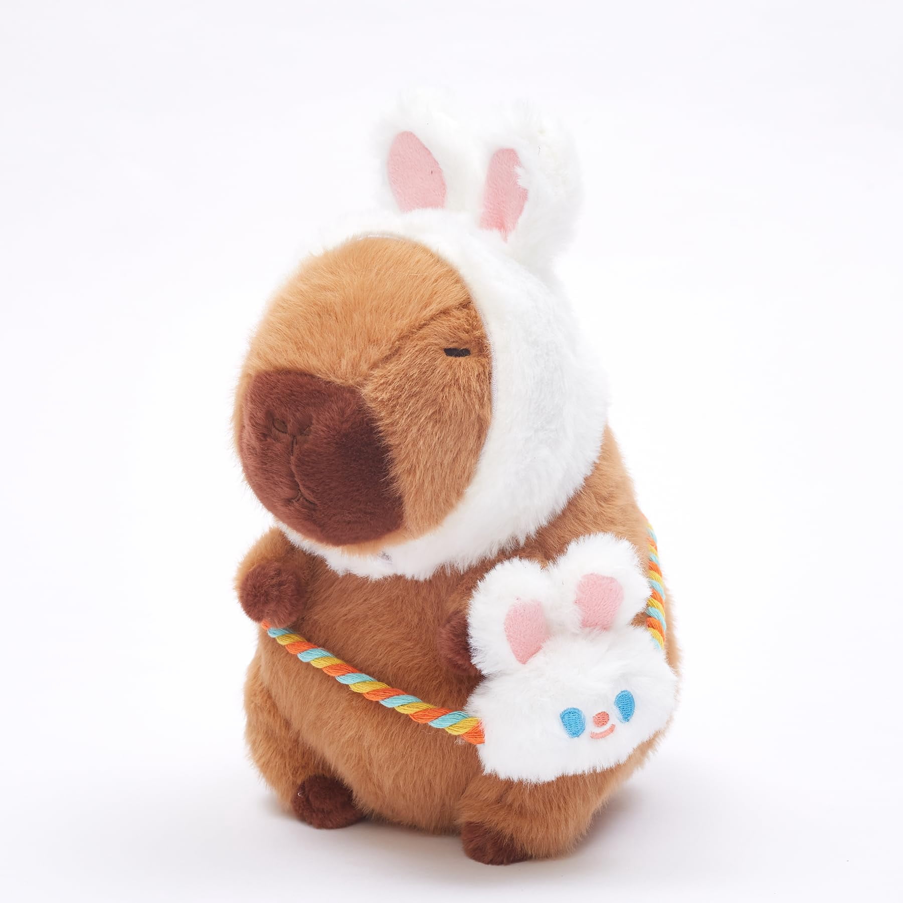 Capybara Plush with Clothes & Accessories,Christmas Stuffed Animals ...