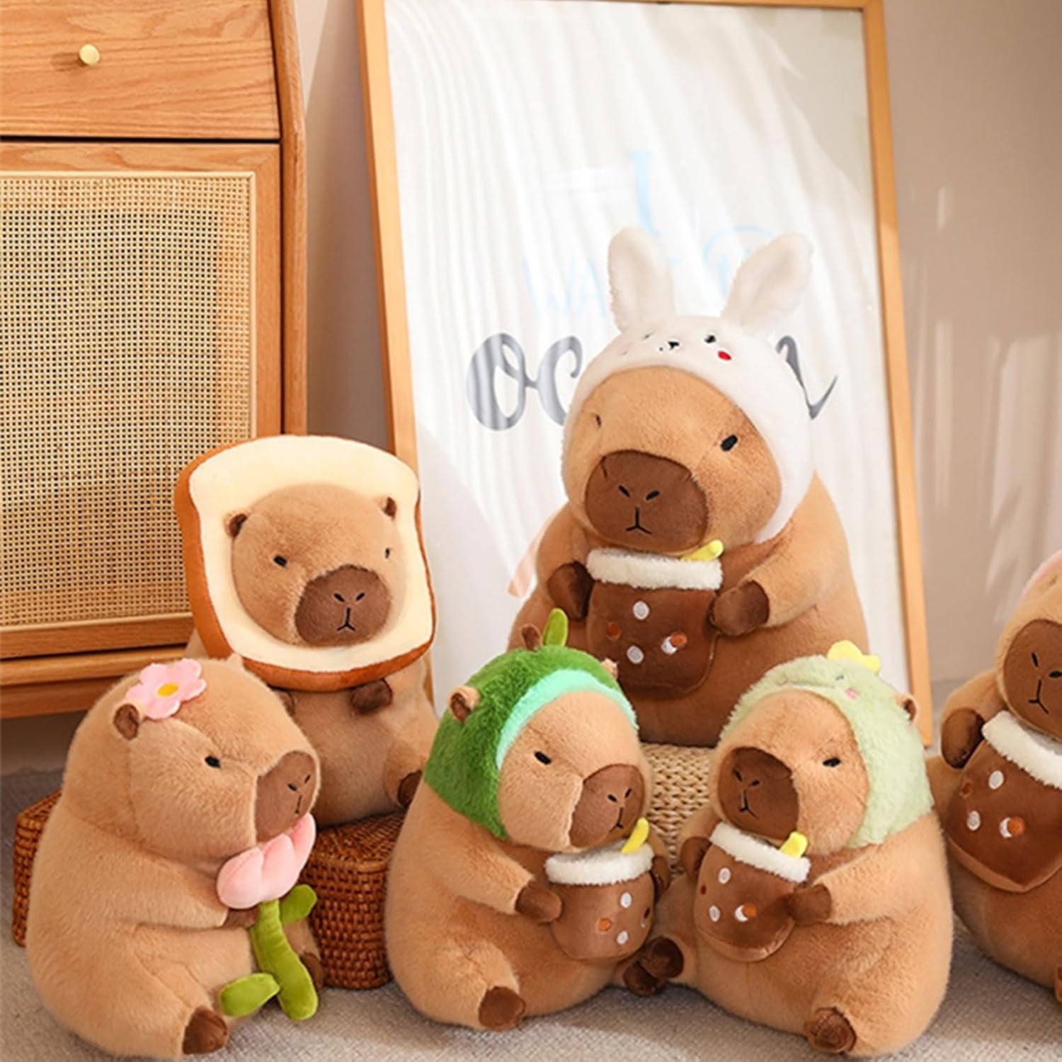 Capybara Plush, Cute Capybara Plush Pillow, for Girls Boys Kids, Kawaii ...