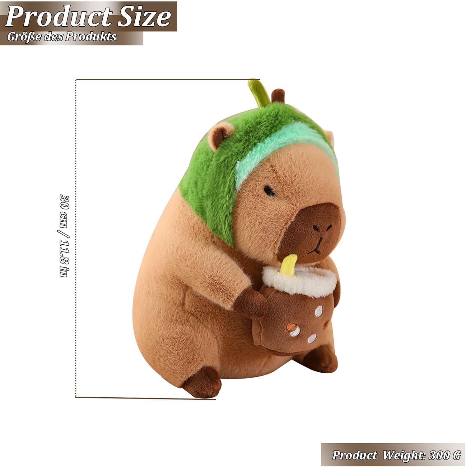 Capybara Plush, Cute Capybara Plush Pillow, for Girls Boys Kids, Kawaii Stuffed Capybara Toy ...