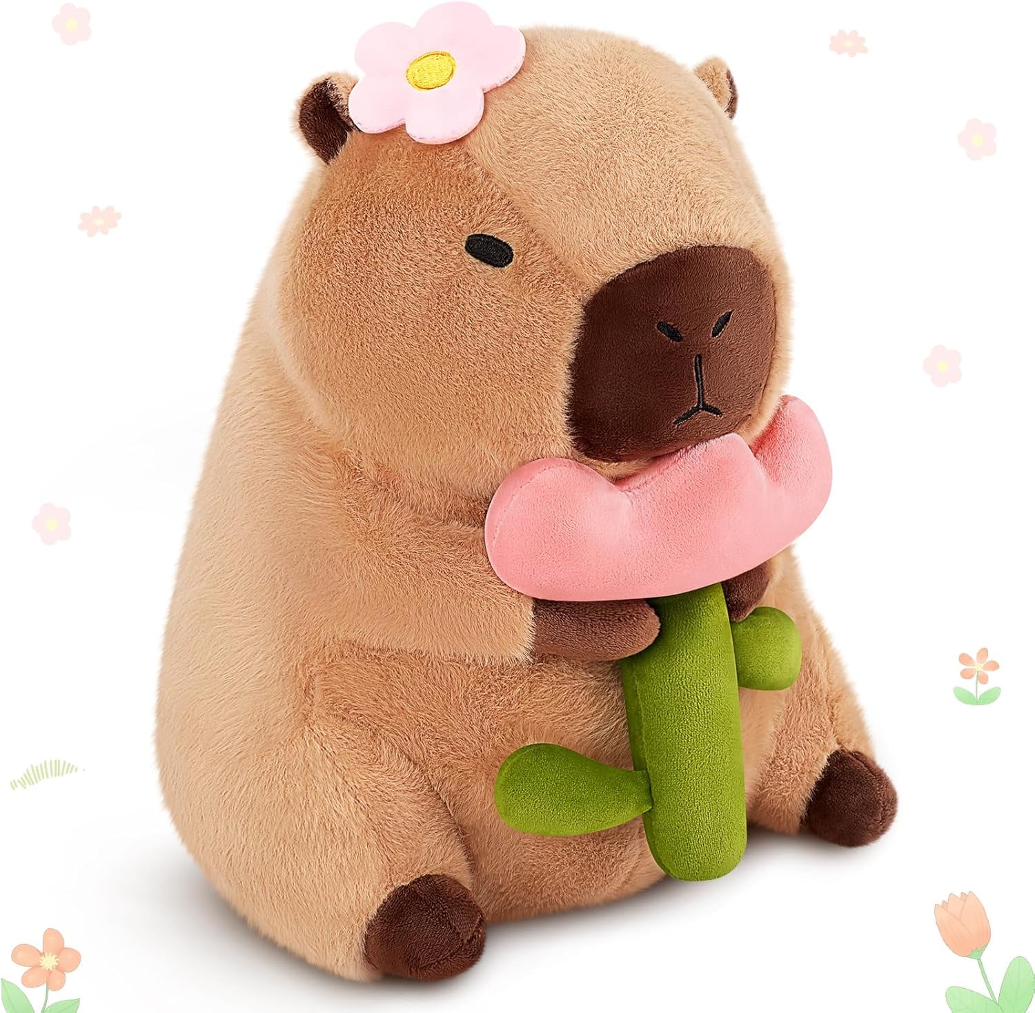 Capybara Plush,Cute Plushies Capybara Stuffed Animal,Soft Capybara ...
