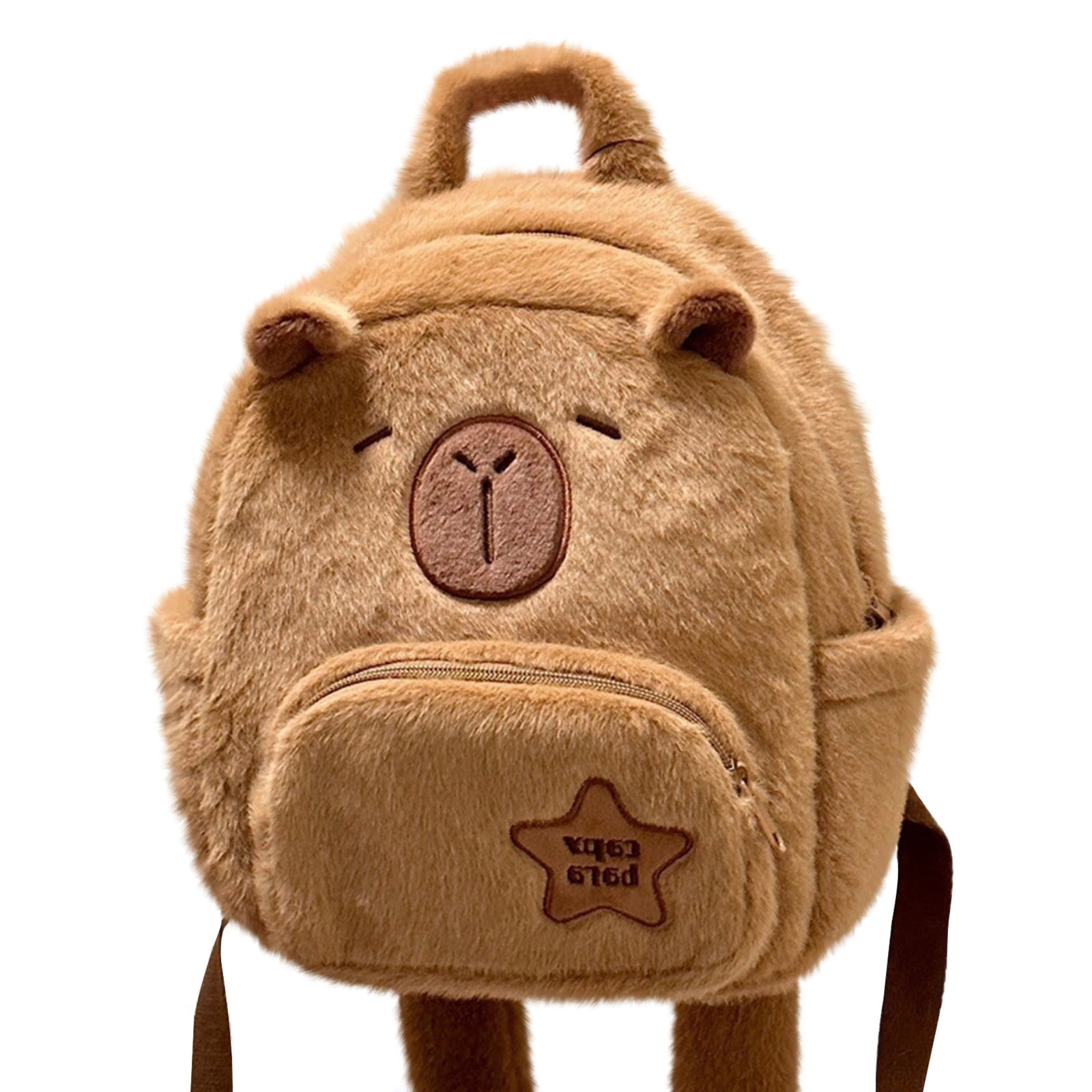 Capybara Plush Dolphin Backpack Kapybara Cute Plush Toy Shoulder Bag ...