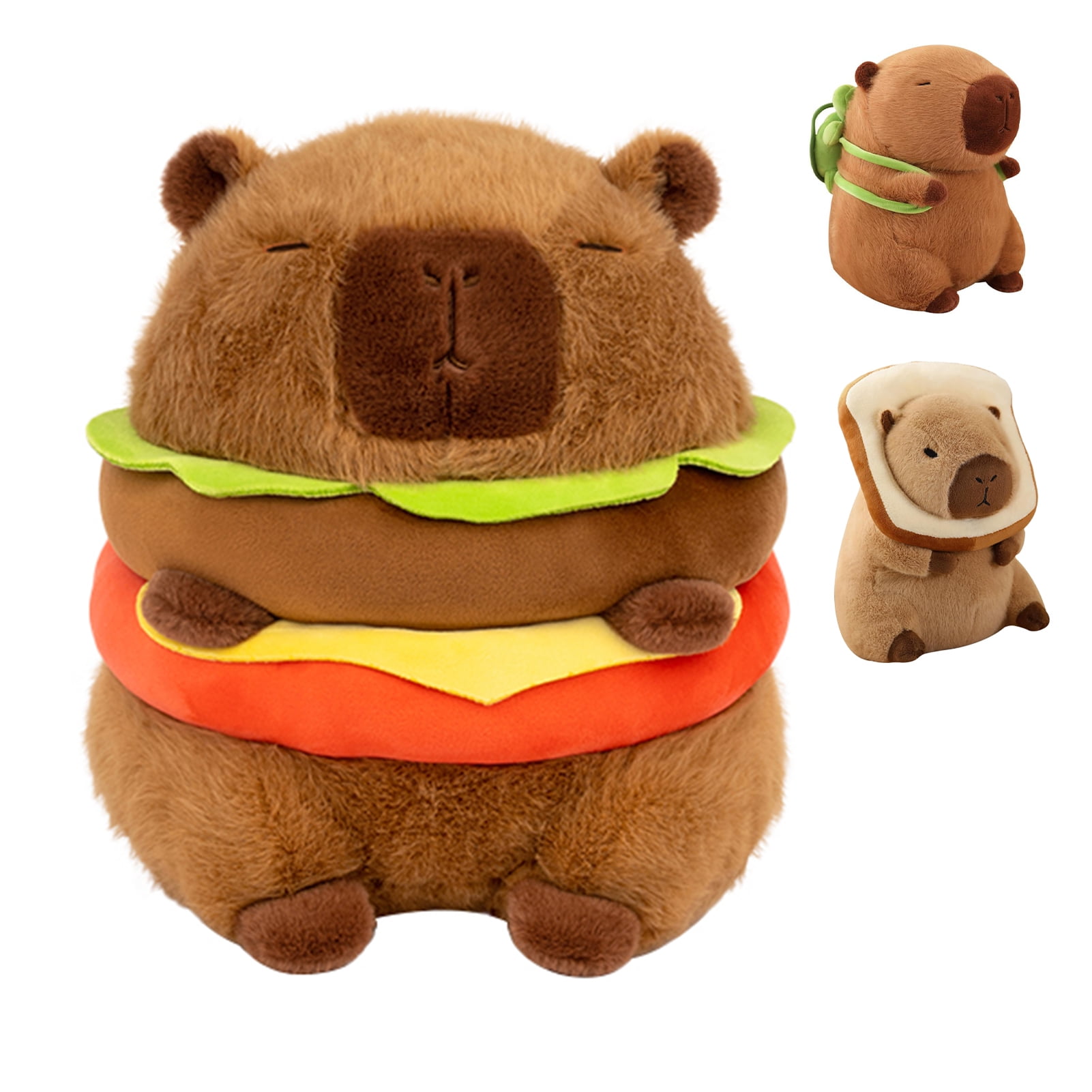 Capybara Plush Kawaii Capybara Stuffed Aniamls Toys with Turtle ...