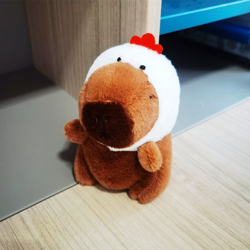 Capybara Plush Keychain Simulation Capibara Anime Fluffty Toy Kawaii ...