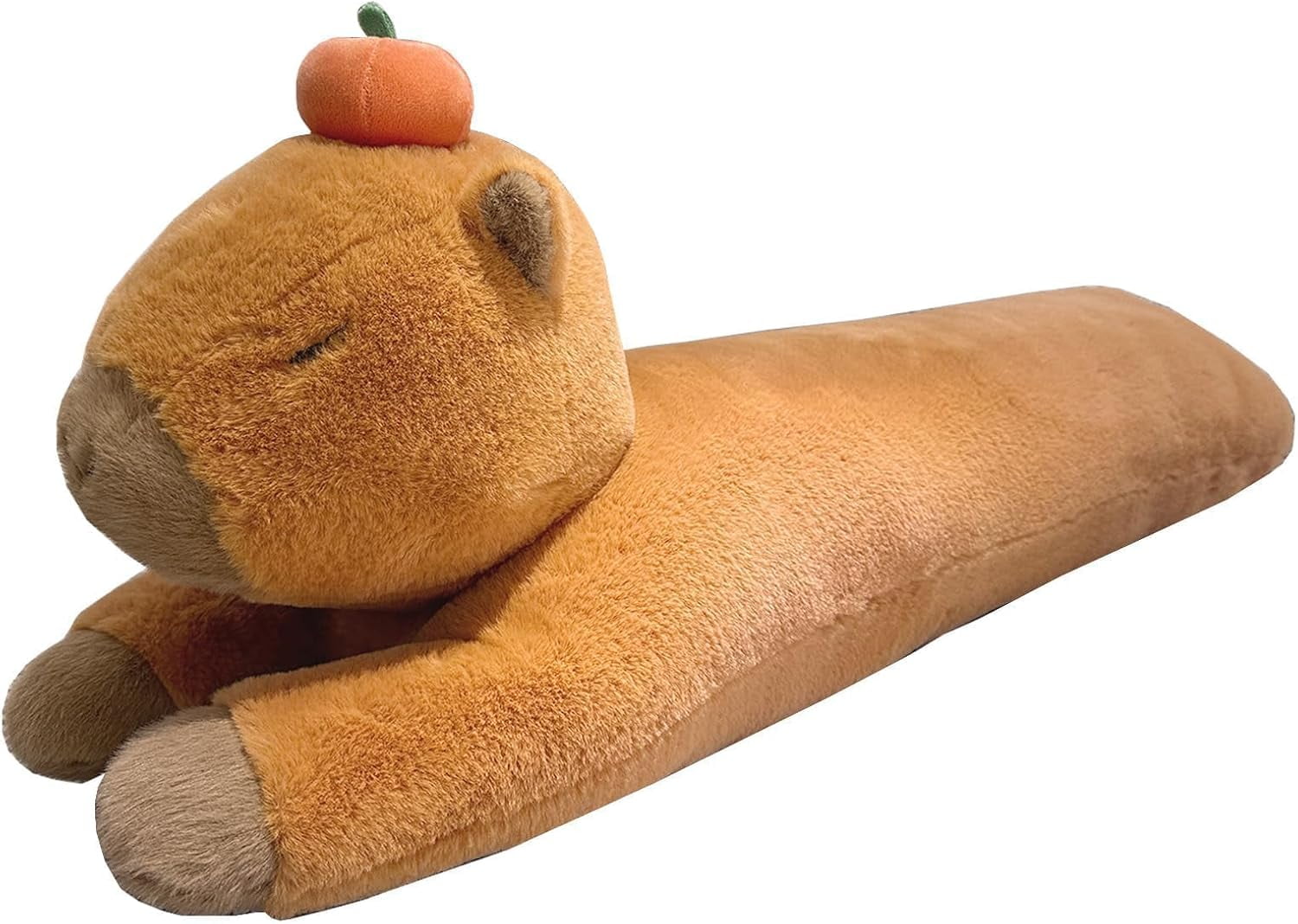 Capybara Plush Pillow, Capybara Stuffed Animal with Persimmon Plush ...