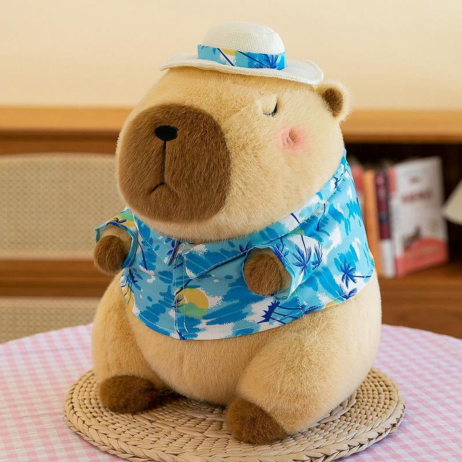 Capybara Plush Simulation Capibara Anime Fluffty Toy Cute Doll Stuffed ...