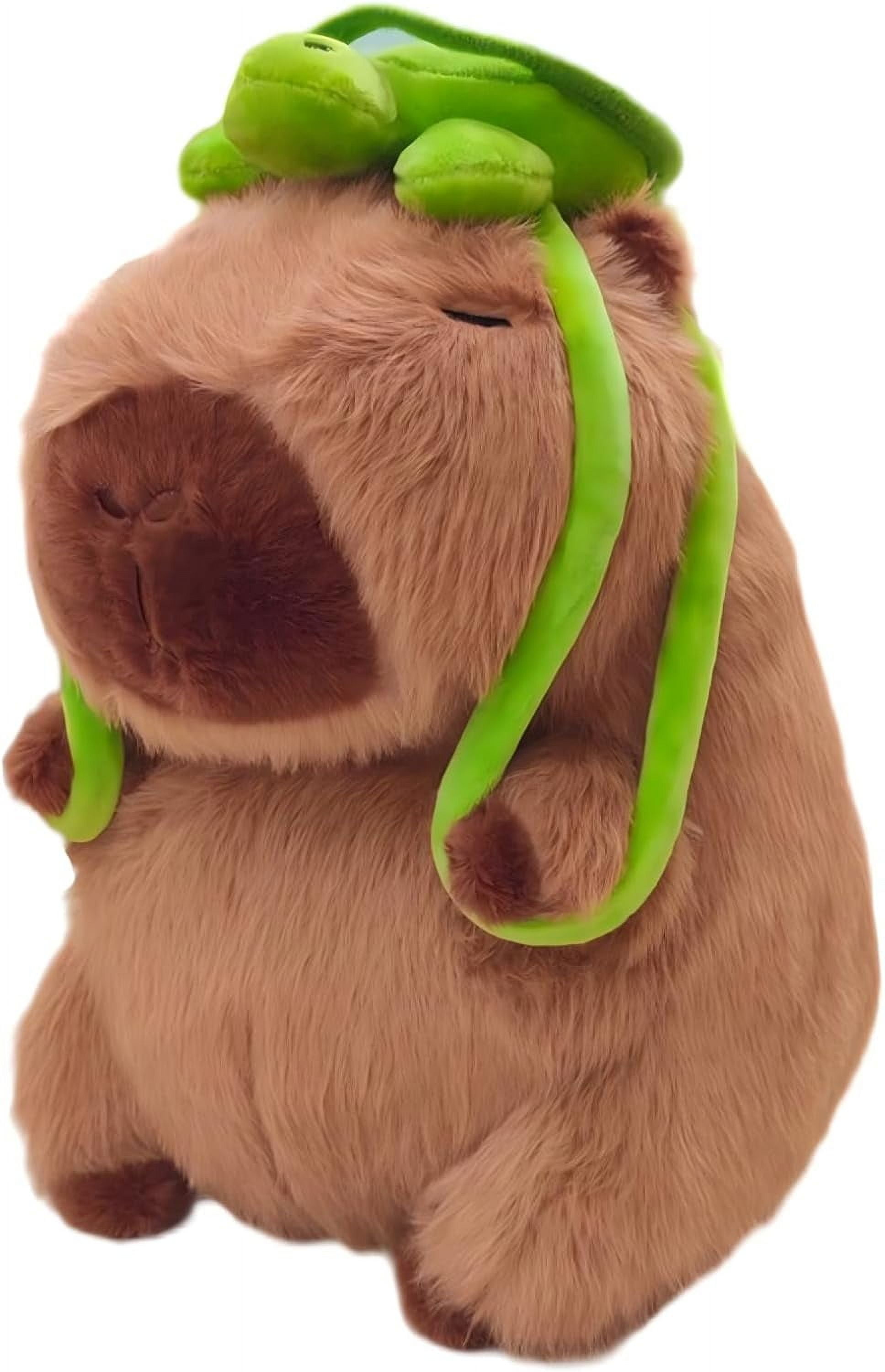 Capybara Plush, Capybara Stuffed Animal with Turtle Backpack,Capybara ...