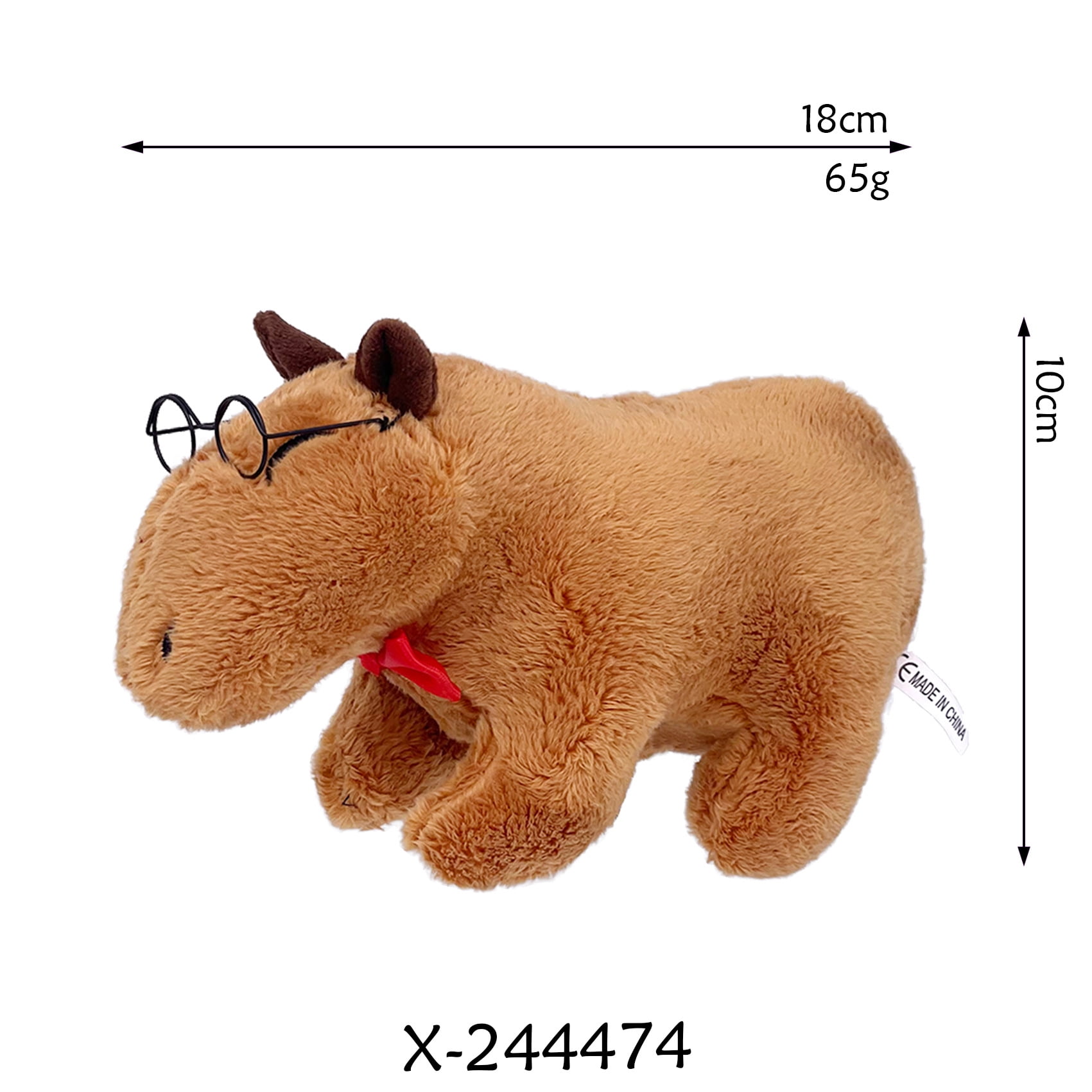 Capybara Plush Toy Cartoon Capy Guinea Pig Doll Cute Plush Toy Children ...