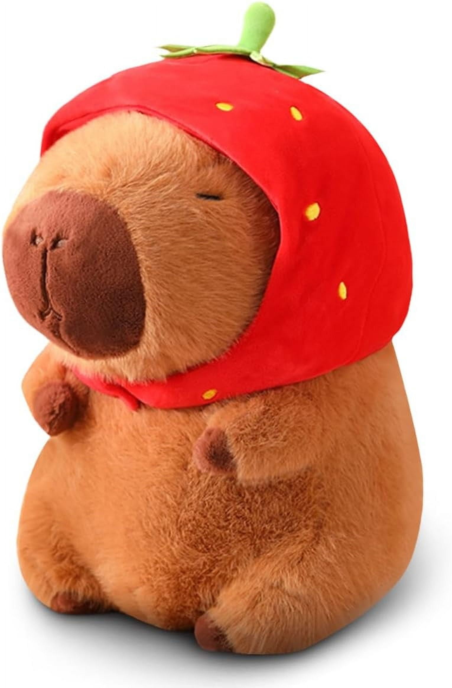 Capybara Plush Toy, Cute Stuffed Animals Kawaii Capibara Plush Pillow ...